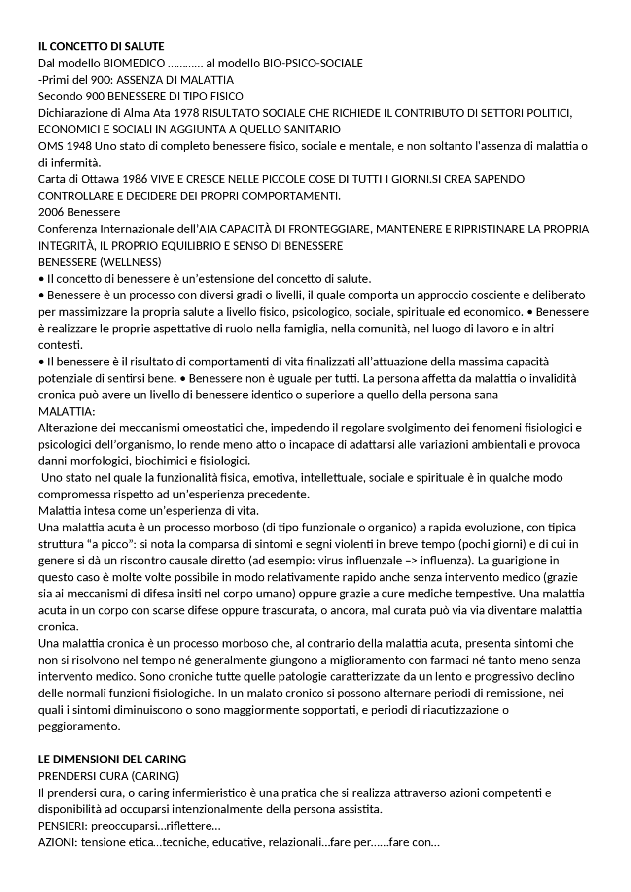 Infermieristica Generale Schemi E Mappe Concettuali Di