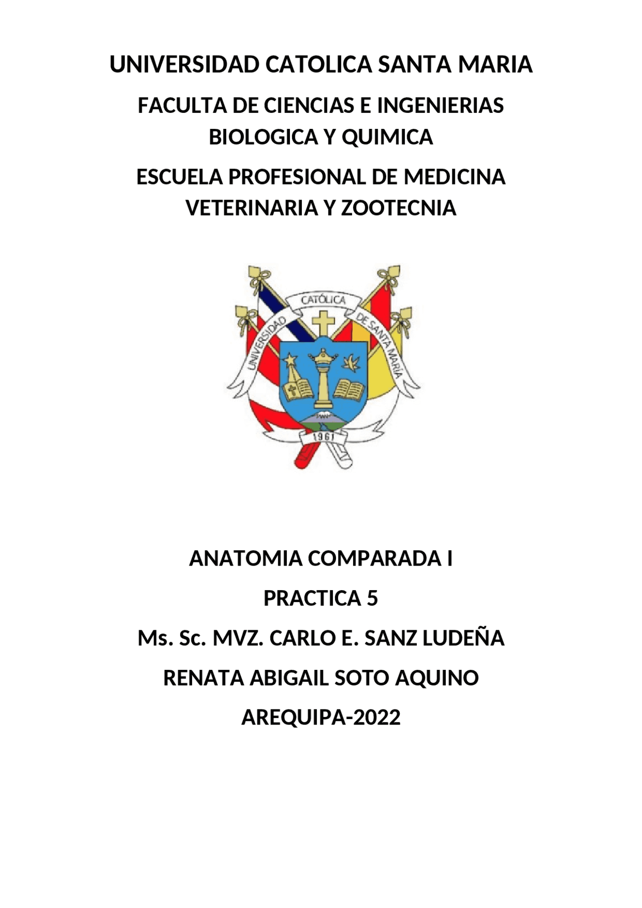 Anatomia Comparada Practica 4 Ejercicios De Anatomía Docsity