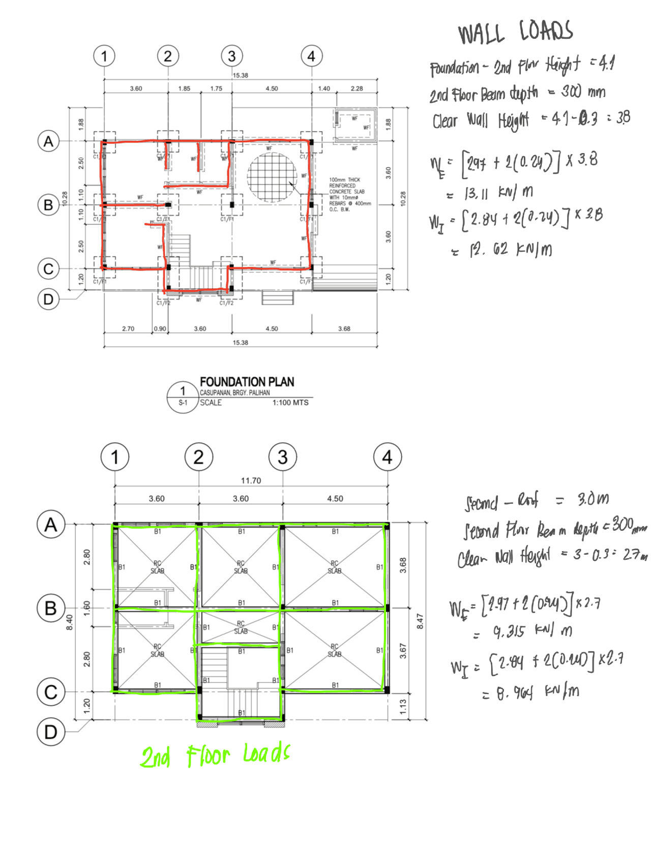 Wall loads wall loads wall loads | Cheat Sheet Mathematics | Docsity