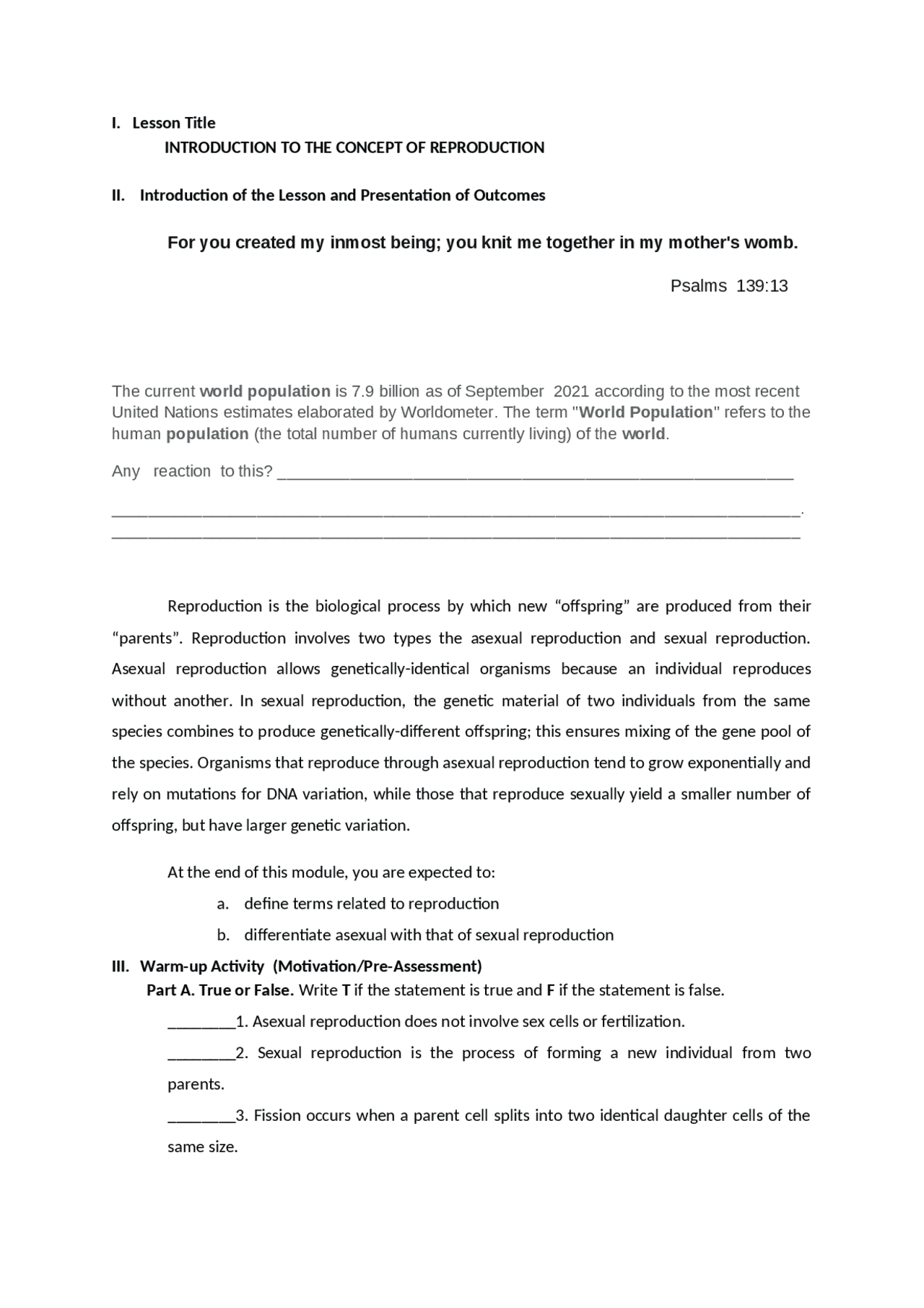 Human reproductive system | Study notes Biology | Docsity