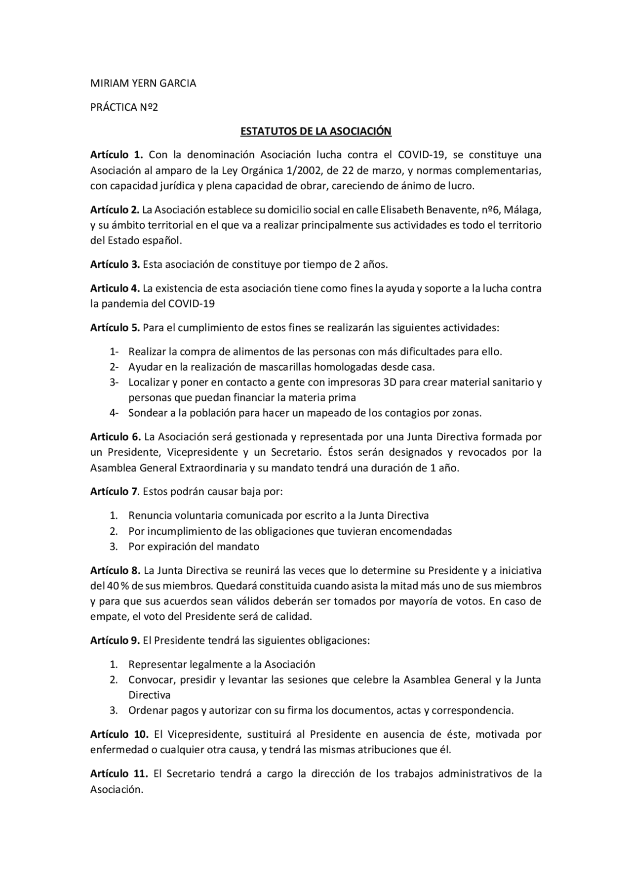 Realizada práctica derecho | Ejercicios de Derecho | Docsity Realizada práctica derecho | Ejercicios de Derecho | Docsity