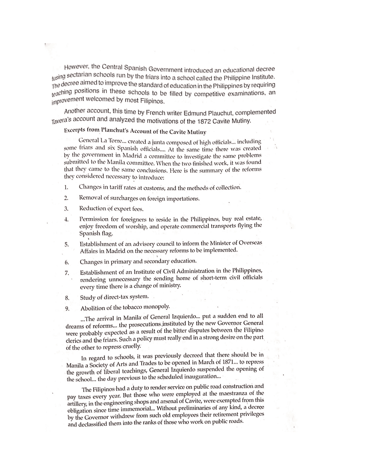 Reading In Philippine History Lesson 11 Summaries History Docsity