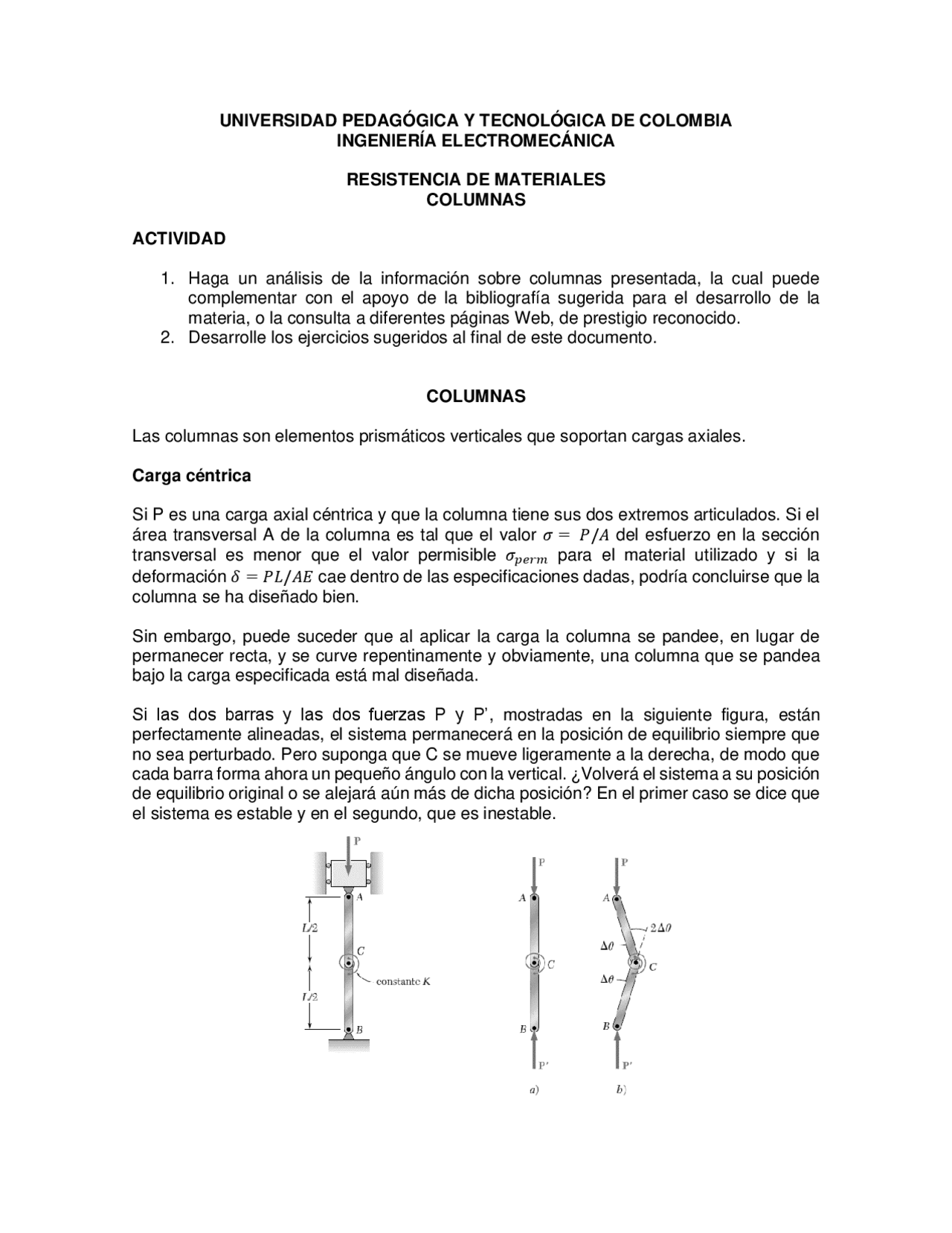 Elasticidad Y Resistencia De Materiales Apuntes De Elasticidad Y
