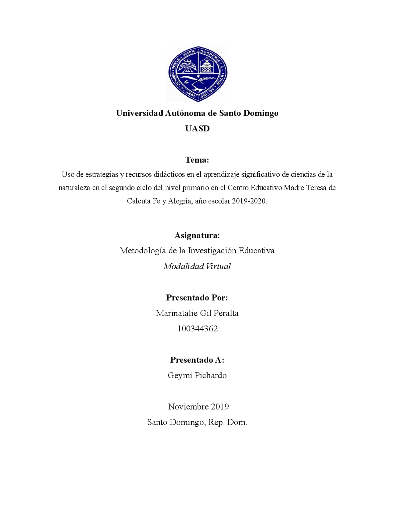 Estrategias De Enseñanza Aprendizaje Resúmenes De Metodología De