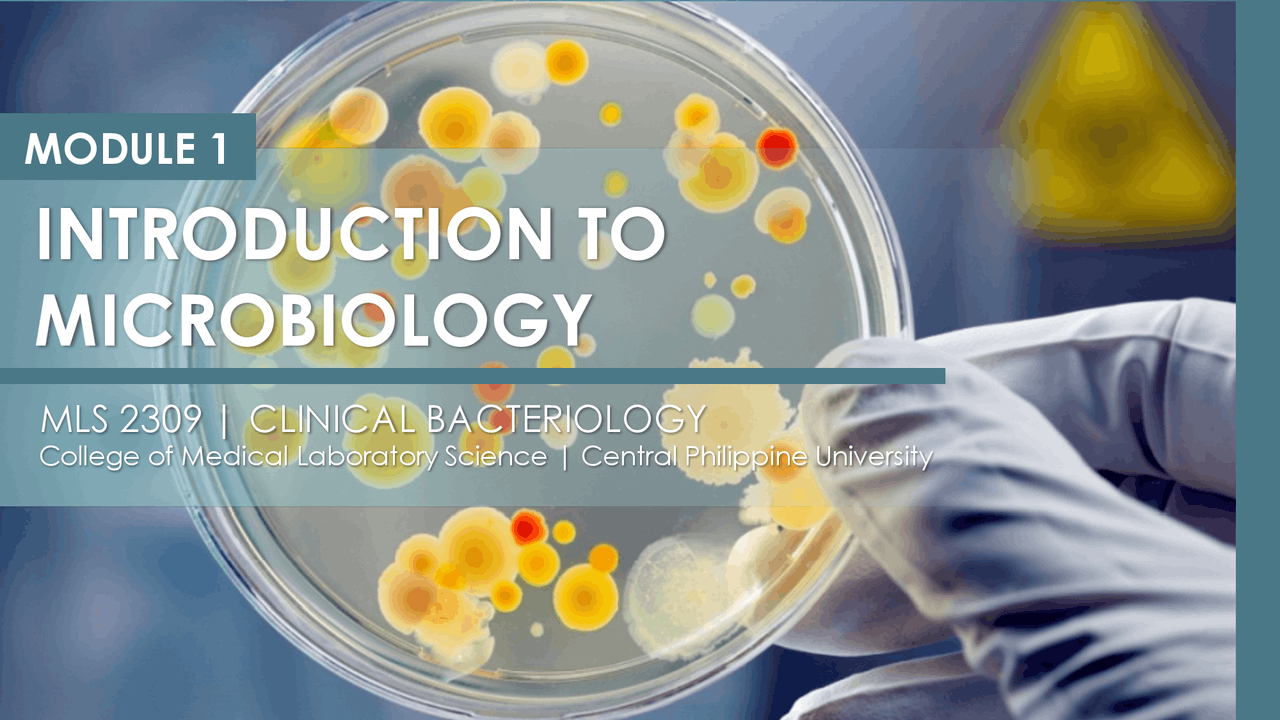 Mircobiology The study of all living things that are too small to see ...