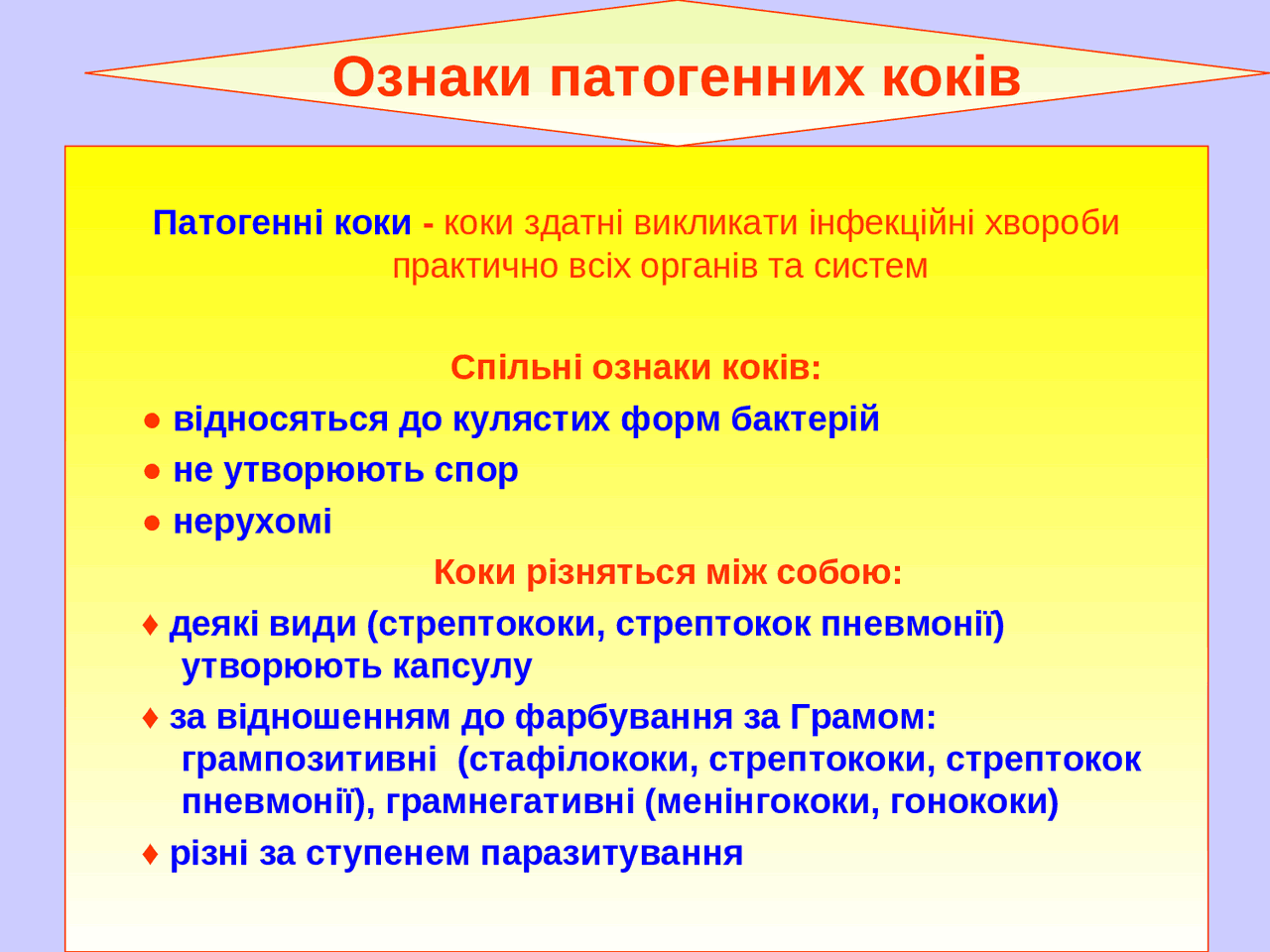 Патогенні кокиПатогенні коки Презентации Микробиология Docsity