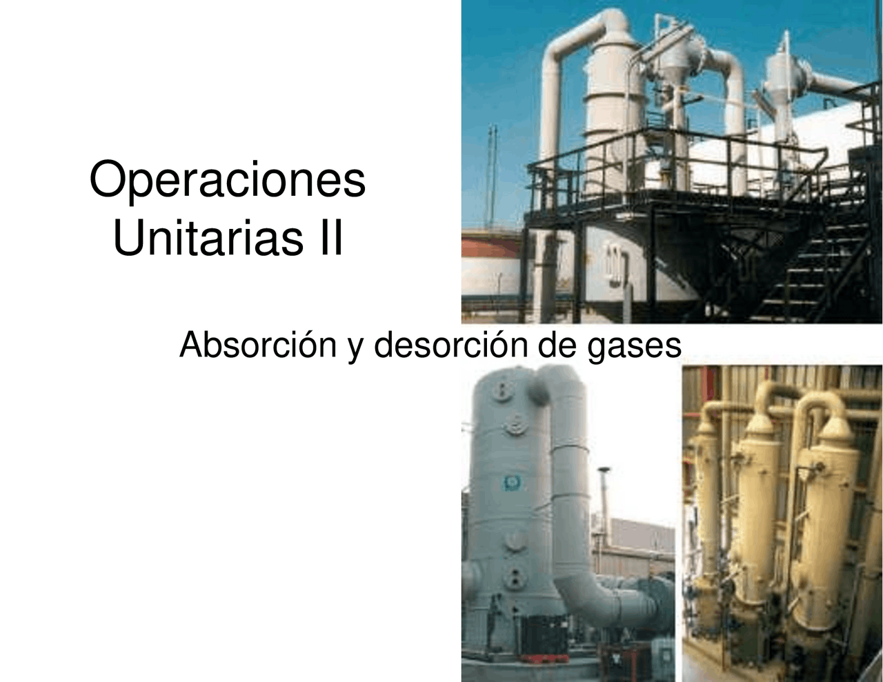 Absorcion De Gases Y Desorcion De Gases Apuntes De Ingeniería Química