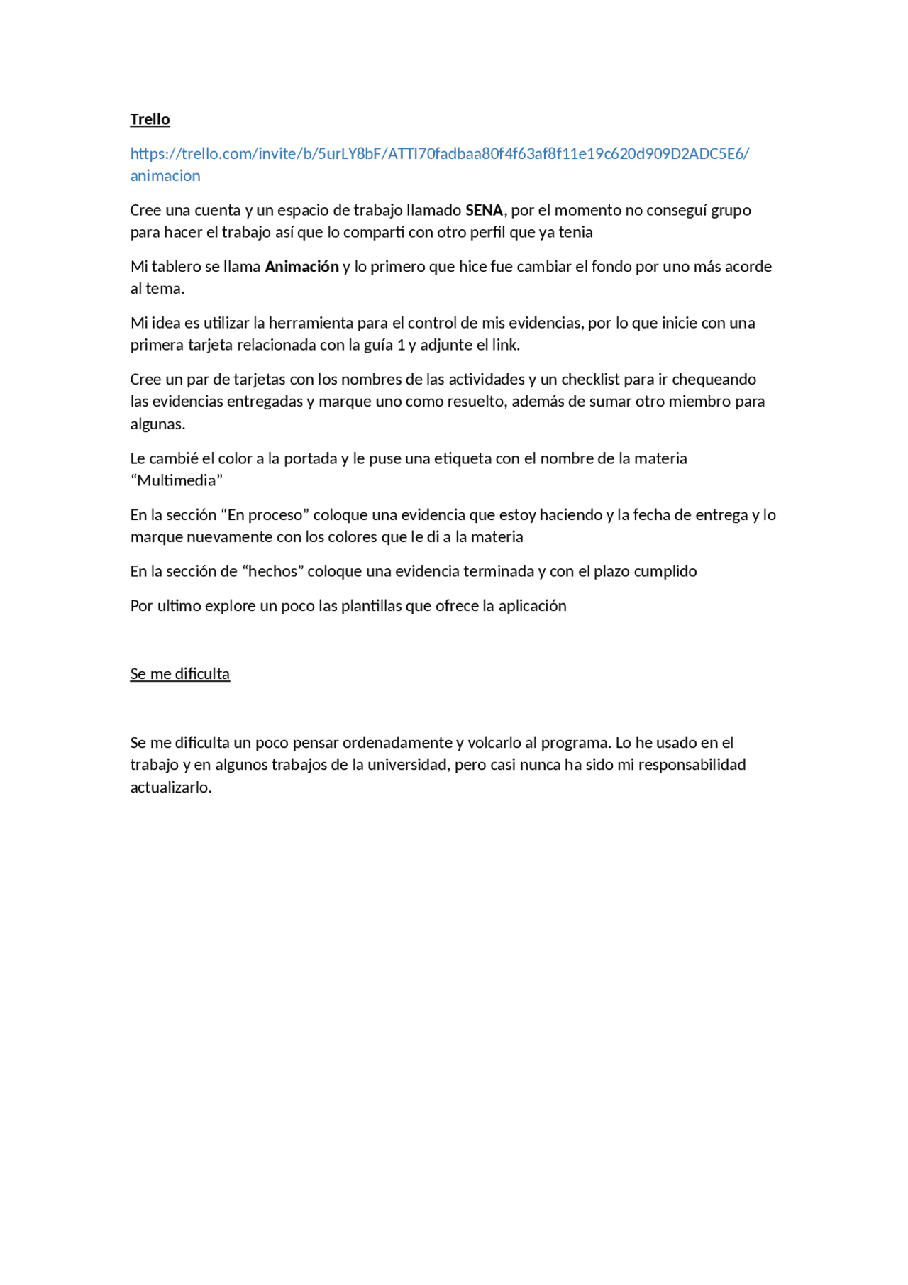 Taller De Ofimática Y Trello Ejercicios De Informática Docsity