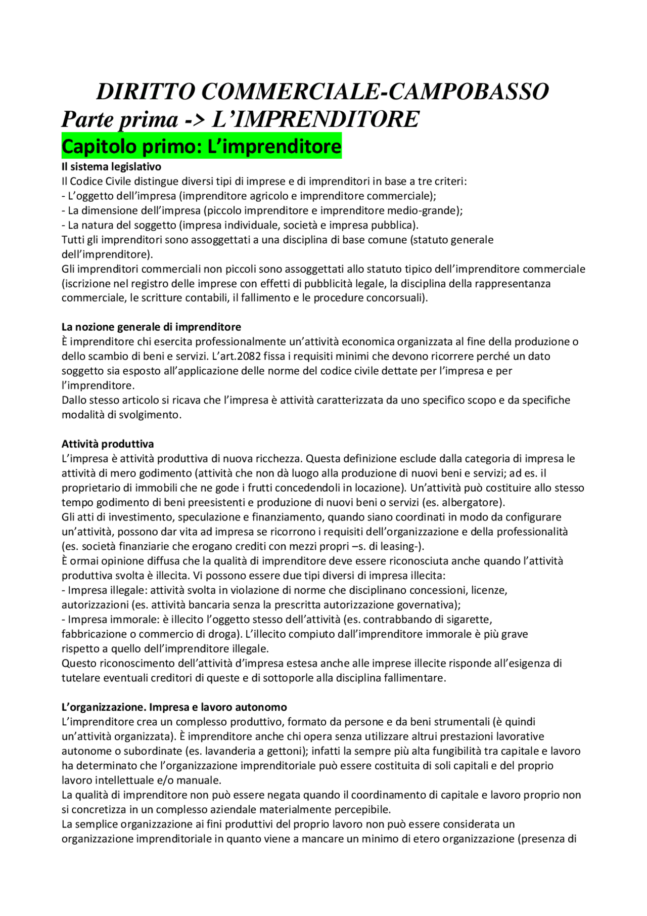 Manuale Di Diritto Commerciale Campobasso Settima Edizione