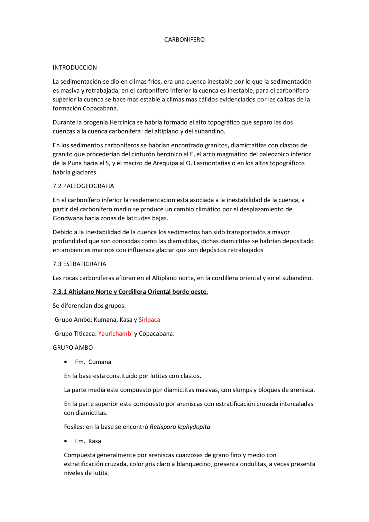 Apuntes De Las Formaciones Apuntes De Geología Docsity