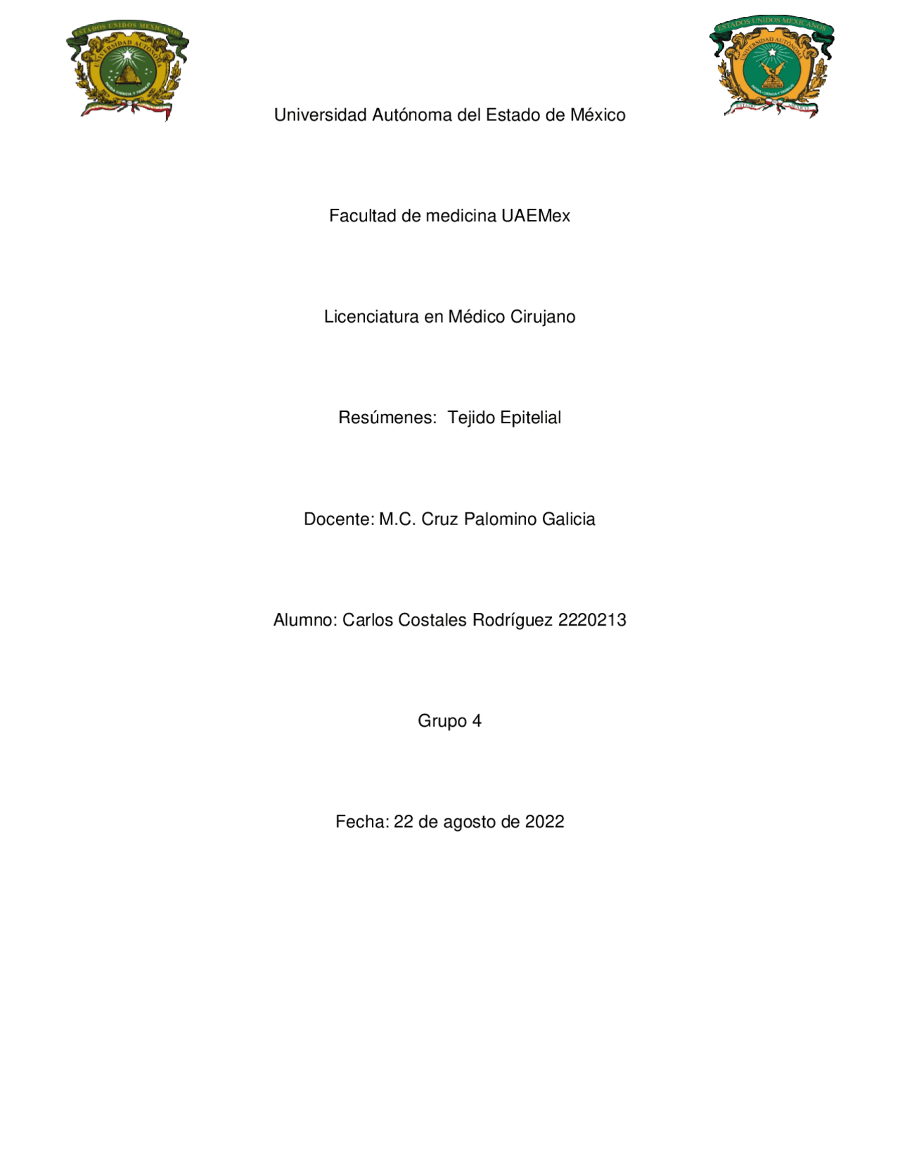 T Epitelial Histologia De Ross Resúmenes De Histología Docsity