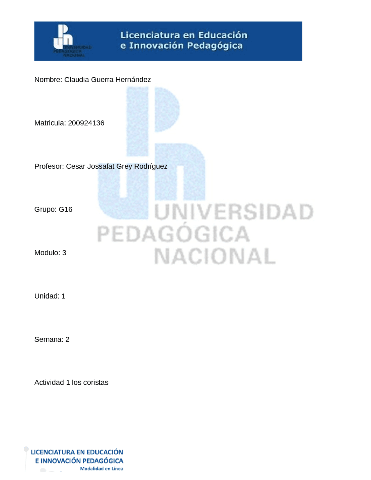 Material De Ayuda Modulo Apuntes De Ciencias De La Educación Docsity
