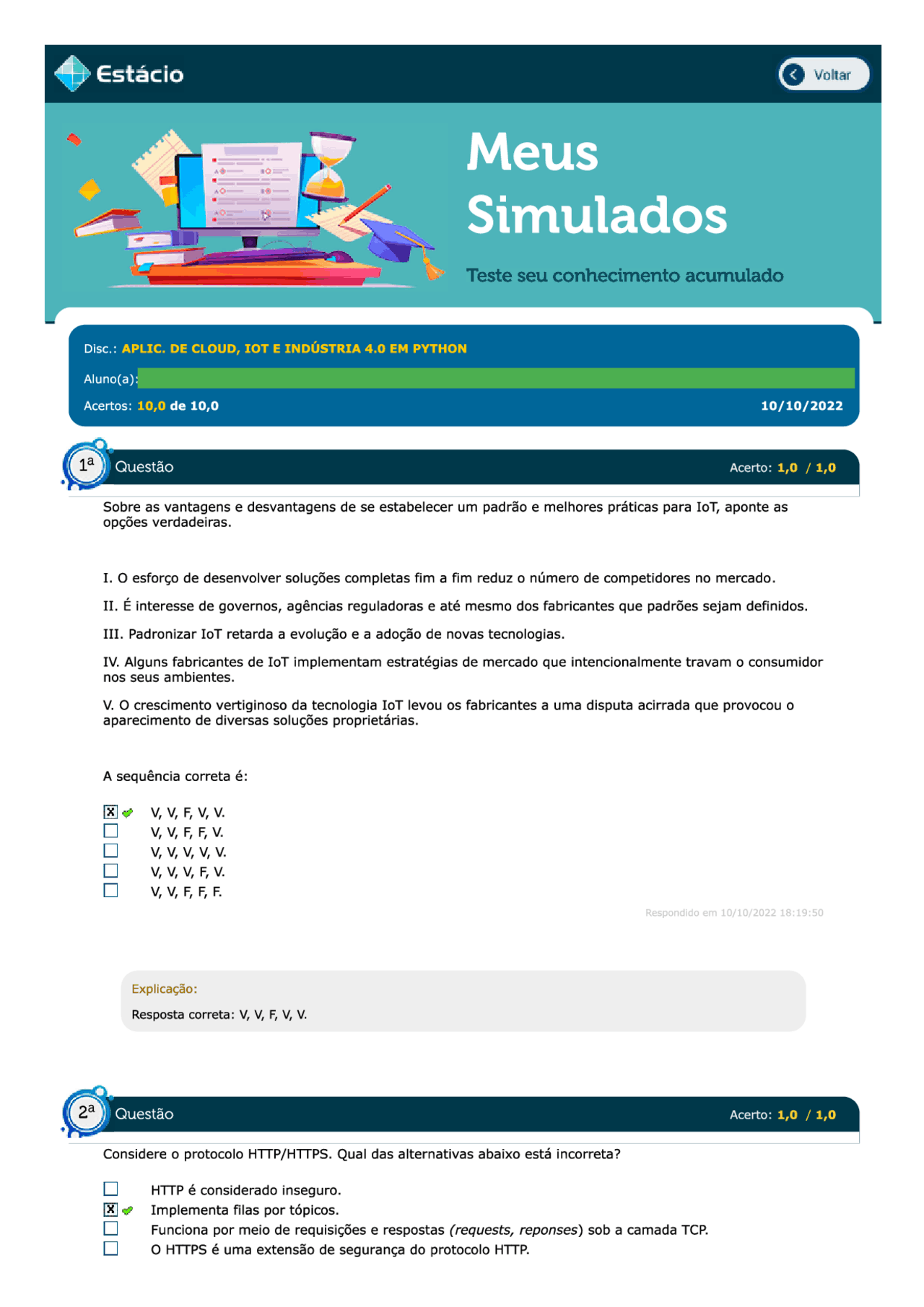 APLIC DE CLOUD IOT E INDUSTRIA 4.0 EM PYTHON | Provas Programação em ...
