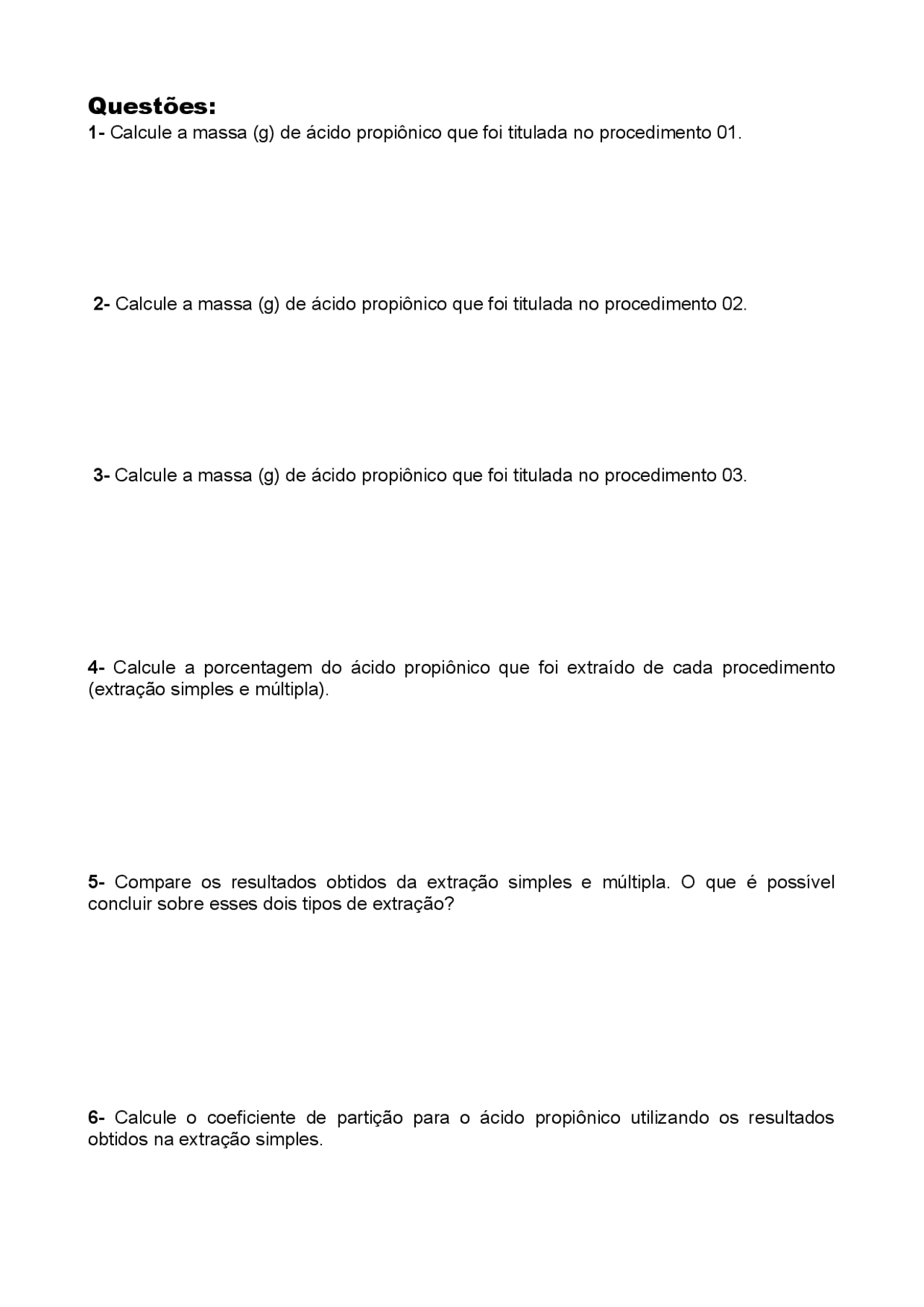 Questionário Da Prática Exercícios Química Orgânica Docsity