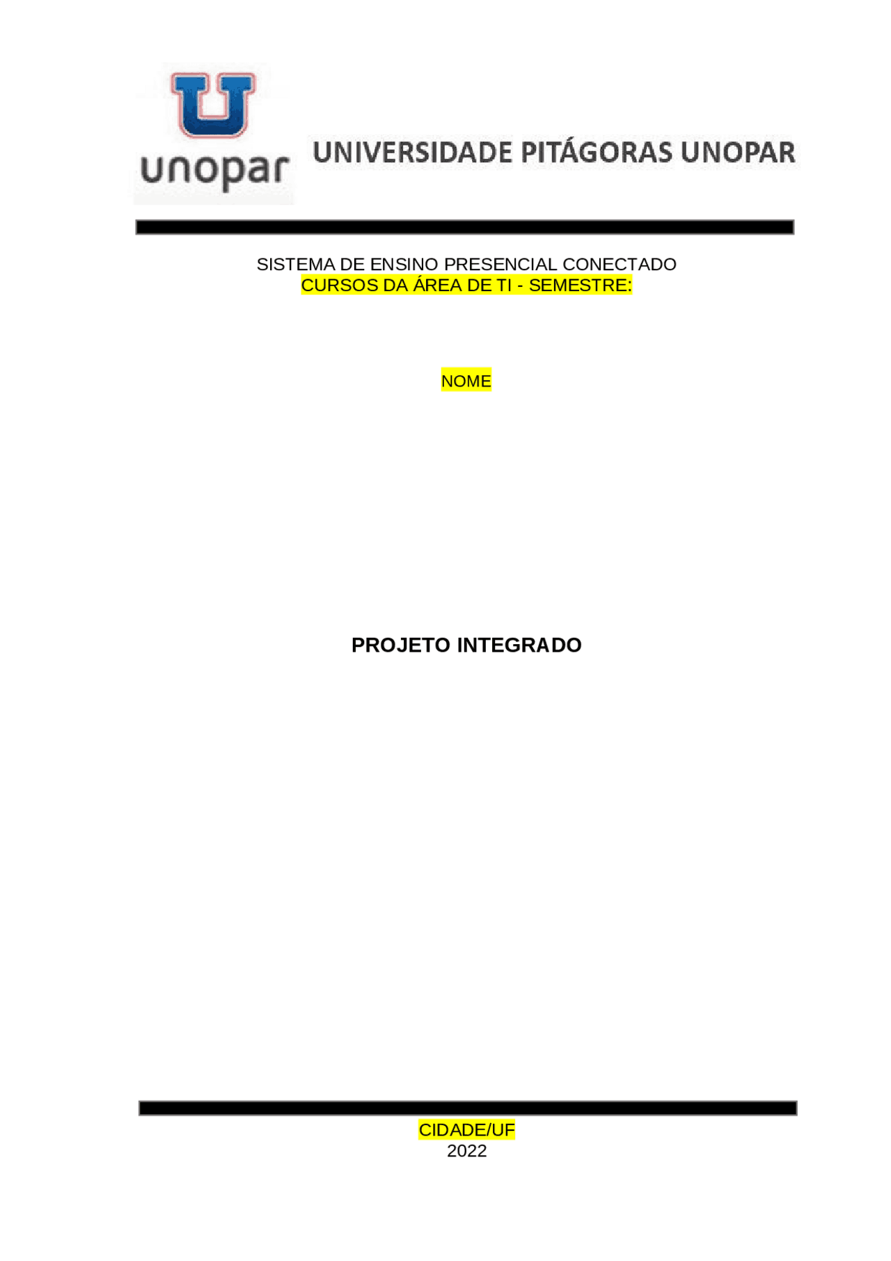 Projeto Integrado 1 Exercícios Análise E Design De Sistemas Docsity