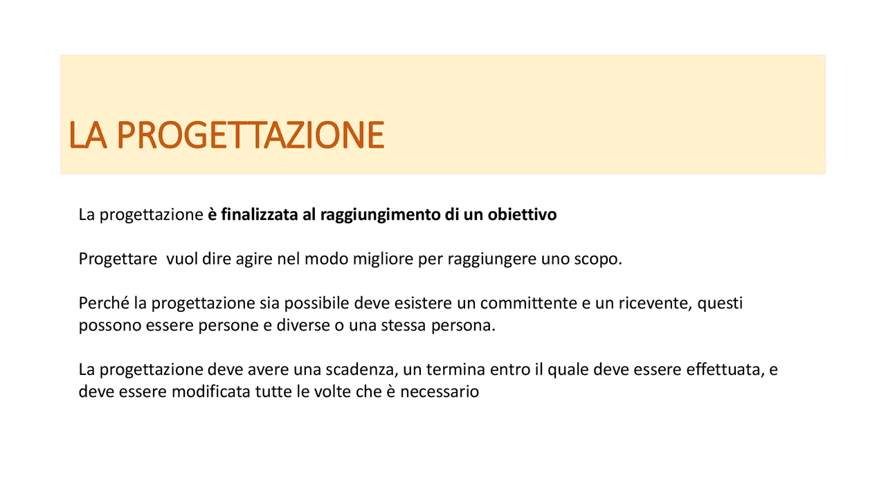 Fasi Della Progettazione Schemi E Mappe Concettuali Di Metodologie