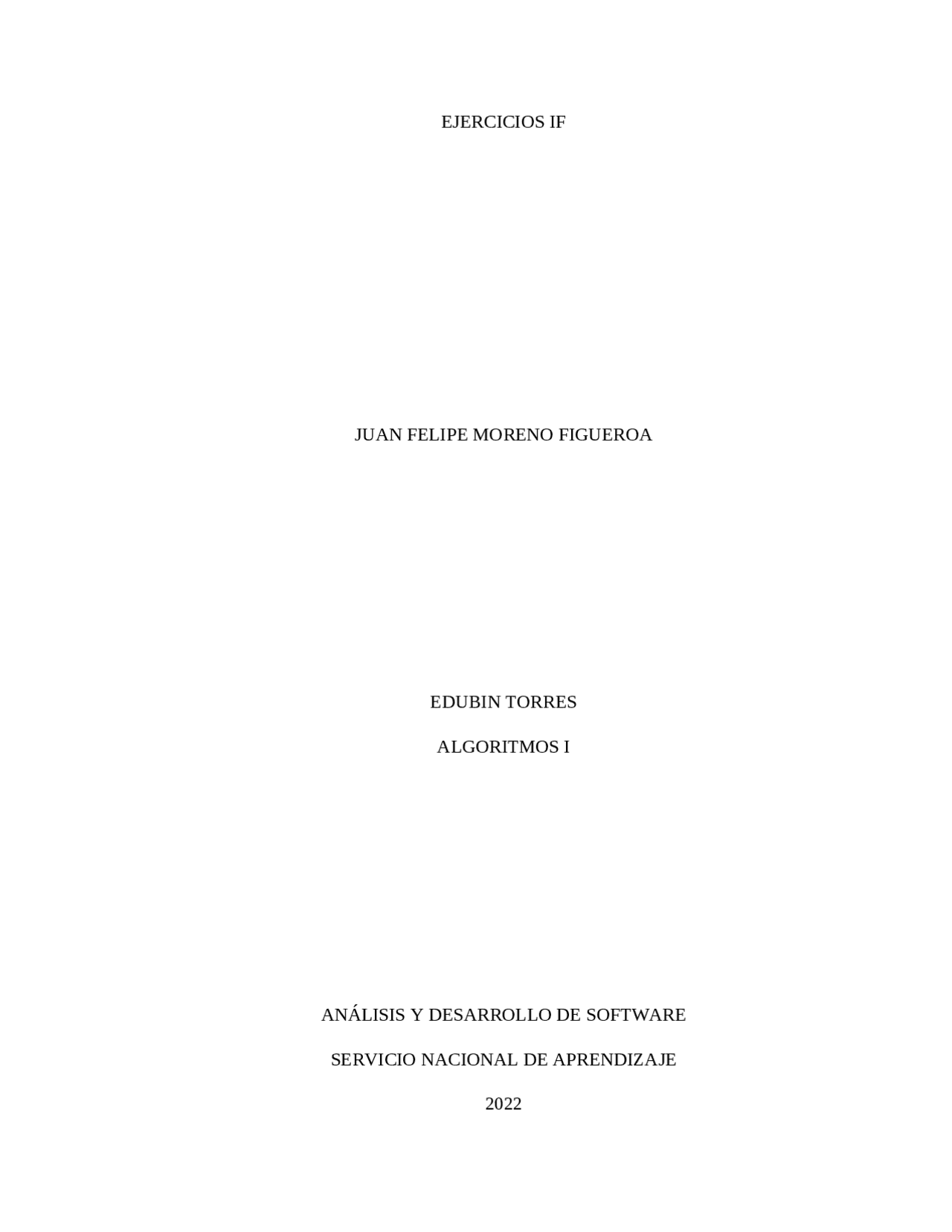 Ejercicios If Algoritmos I Ejercicios De Algoritmos Avanzados Docsity