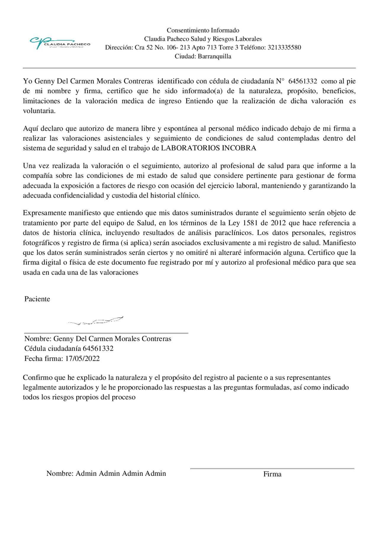 Ejemplo De Carta Contrato Resumos De Saúde Pública Docsity
