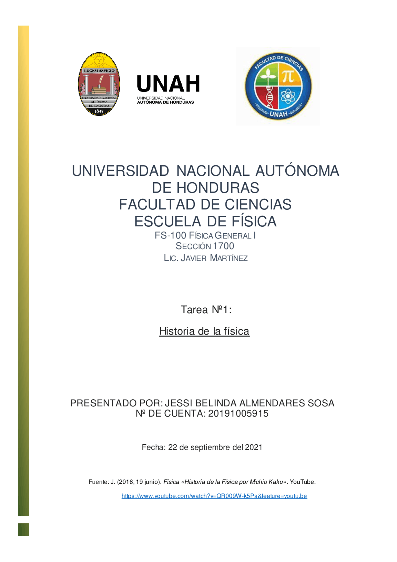 Historia De La Física Resúmenes De Física Docsity