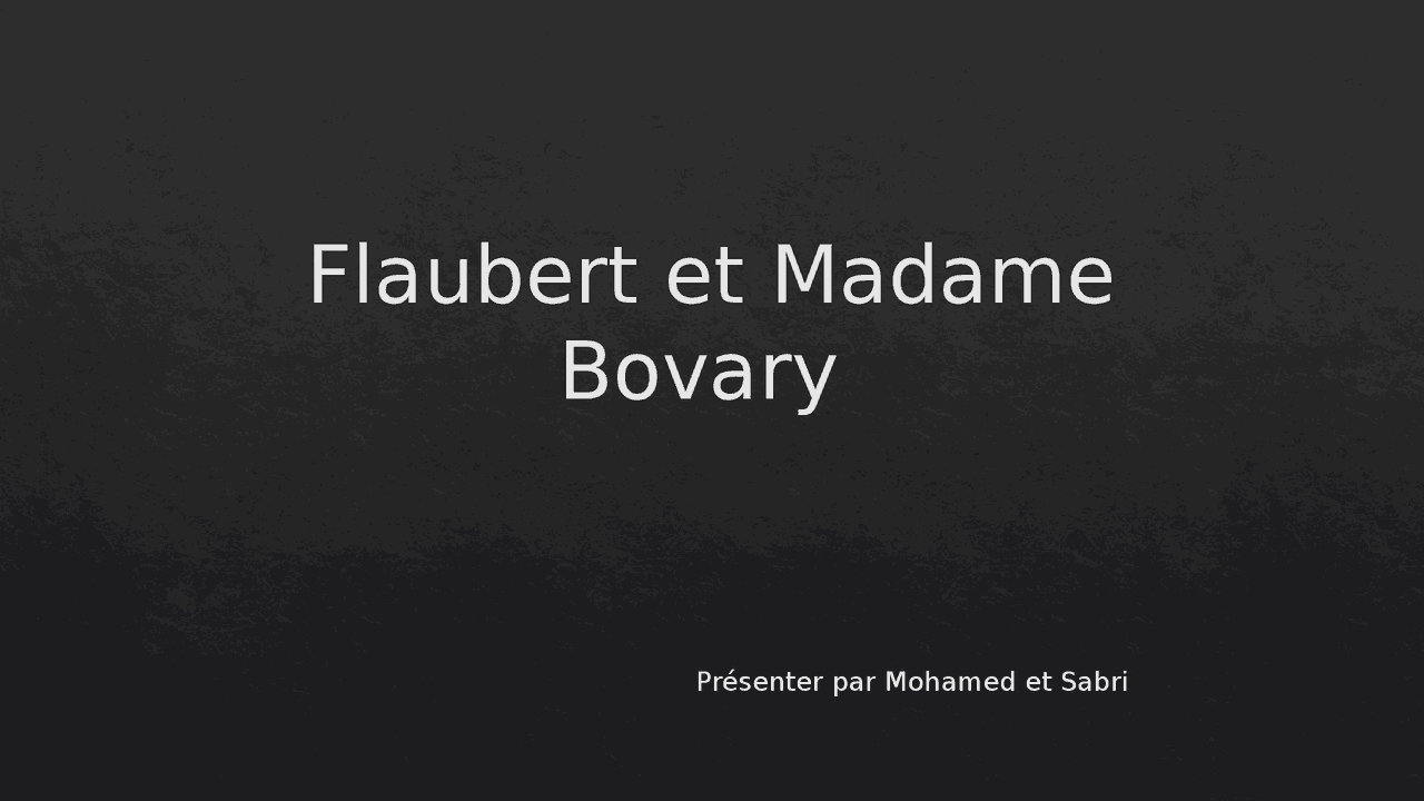 Flaubert Madame De Bovary Dissertation Français Docsity
