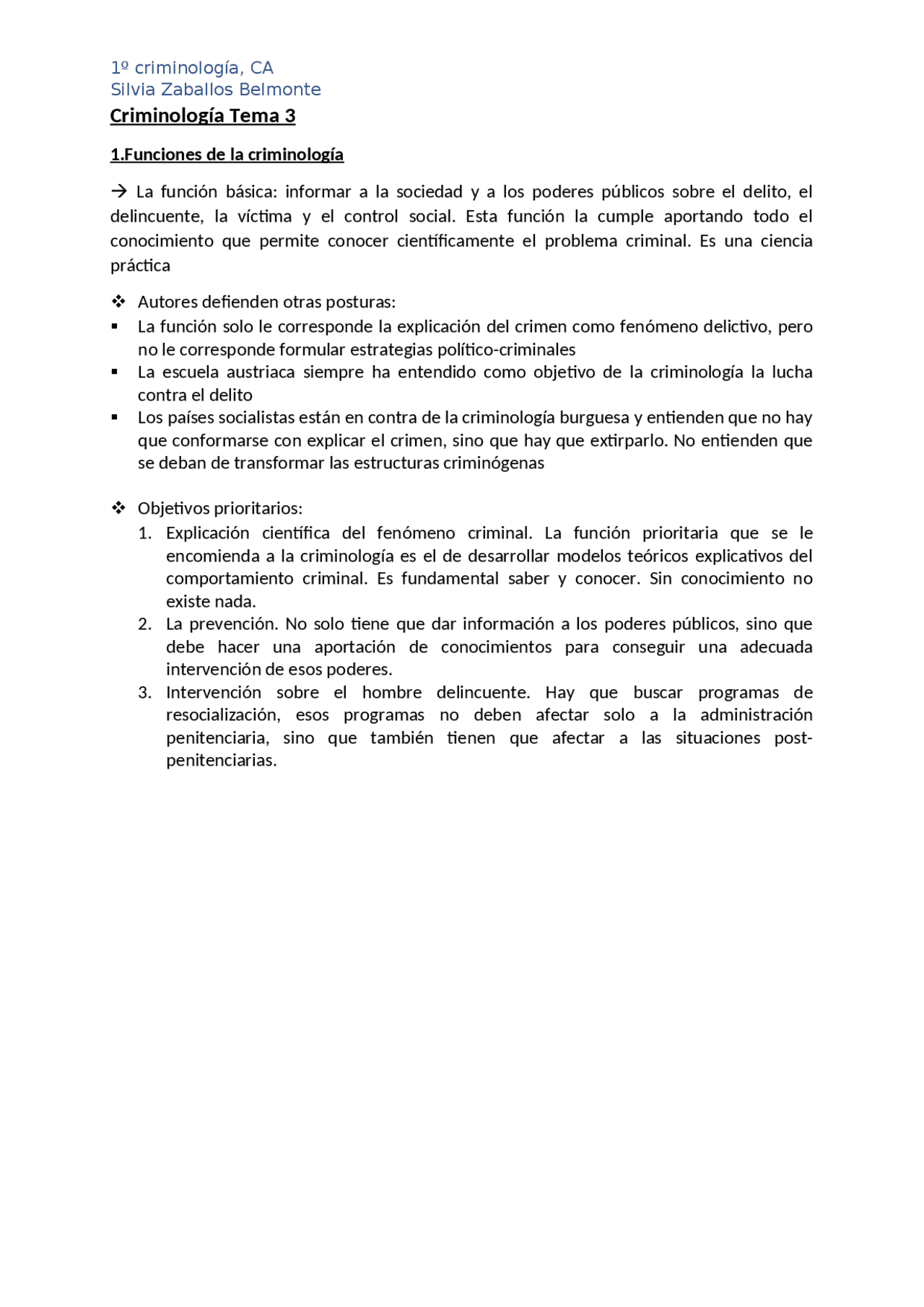 Apuntes De Criminología I Uv Apuntes De Criminología Docsity