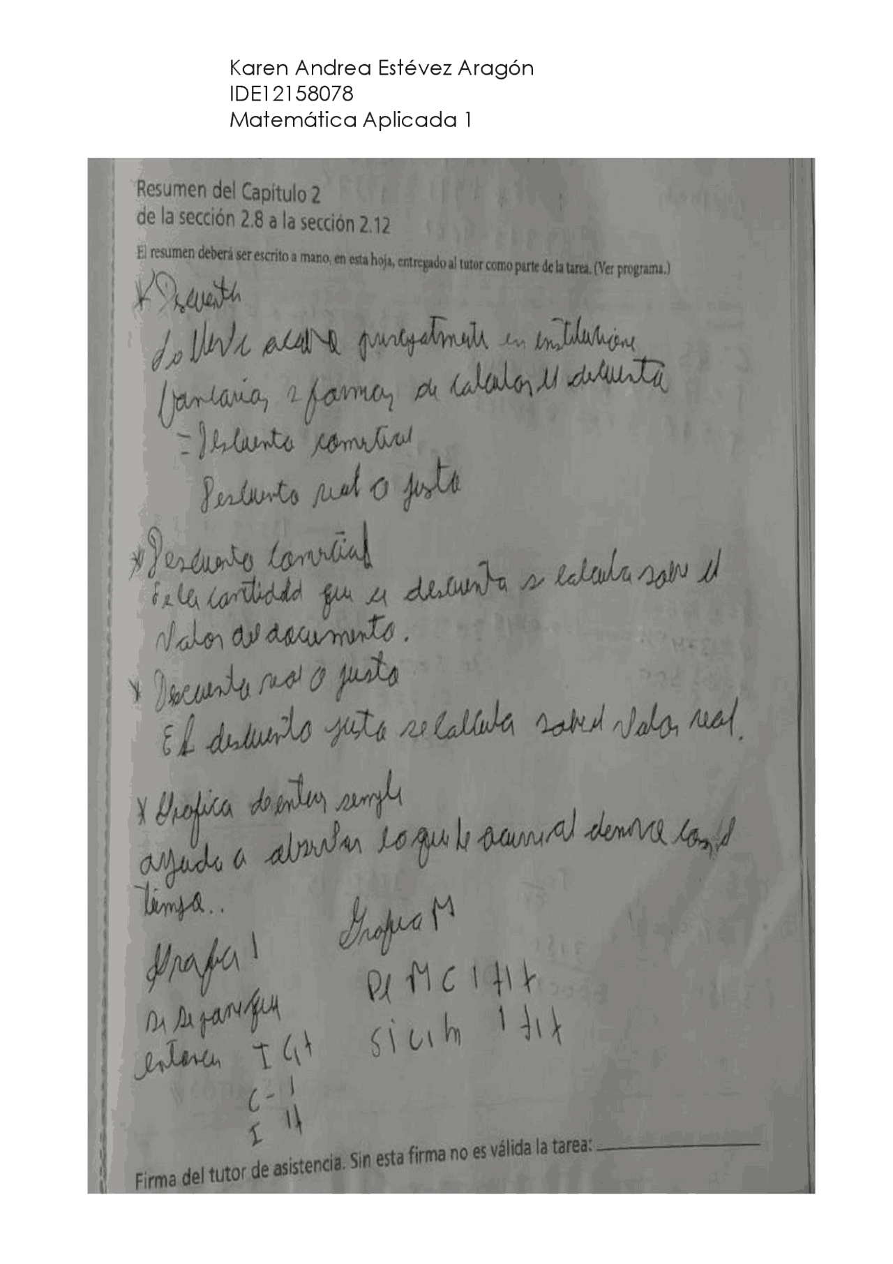 Ejercicios de tareas para repasar y entregar | Slides of Mathematics | Docsity