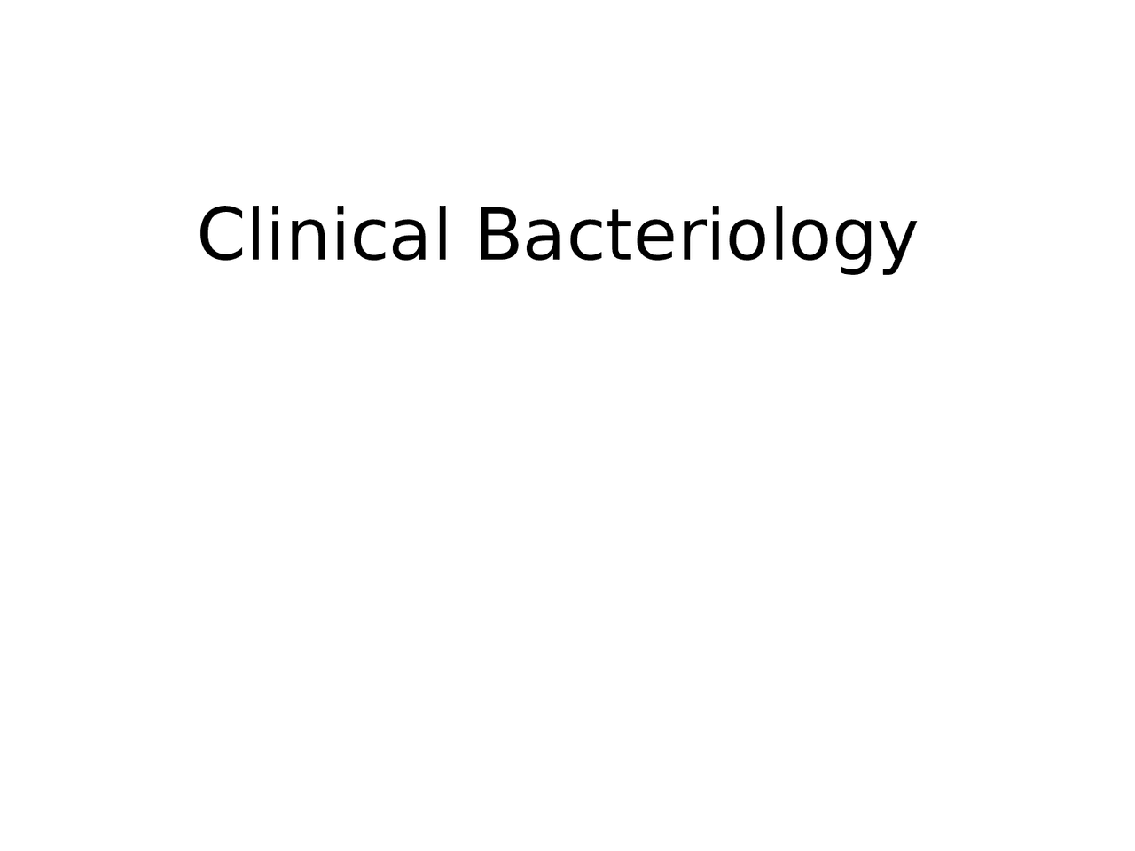 Medical microbiology | Lecture notes Medicine | Docsity