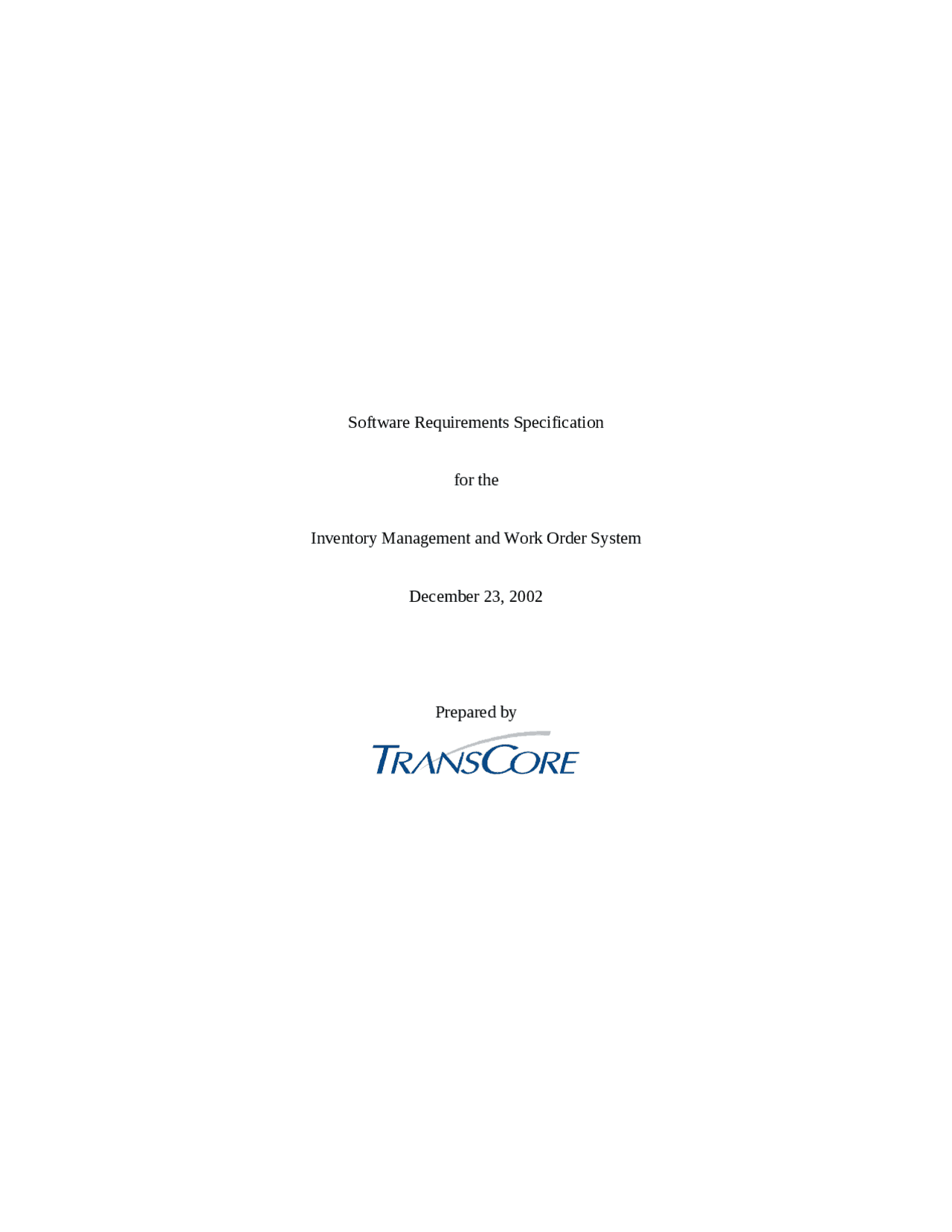 Software Requirement Specification | Essays (high school) Technology | Docsity