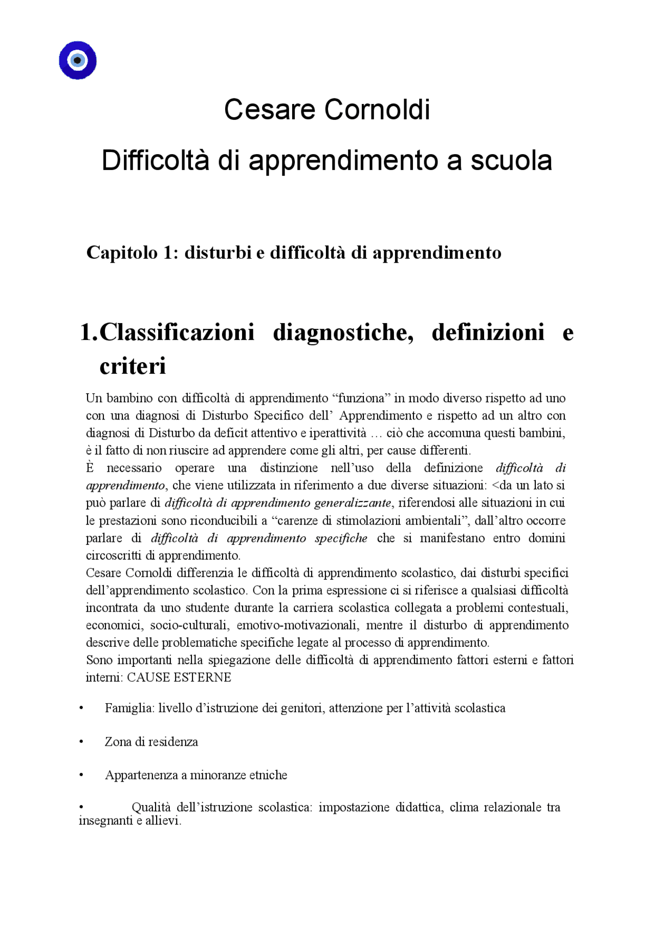 Cesare Cornoldi Difficoltà Di Apprendimento A Scuola Schemi E Mappe