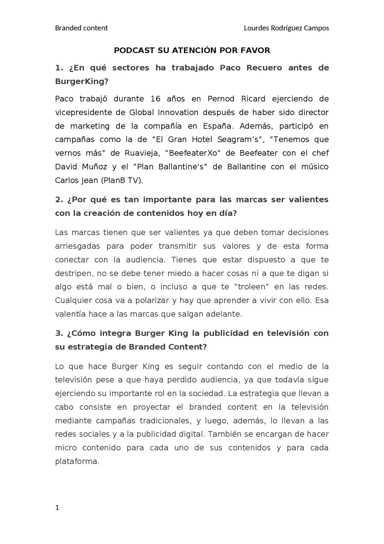 Paco Recuero Podcast, respuestas a las preguntas del podcast publicado ...