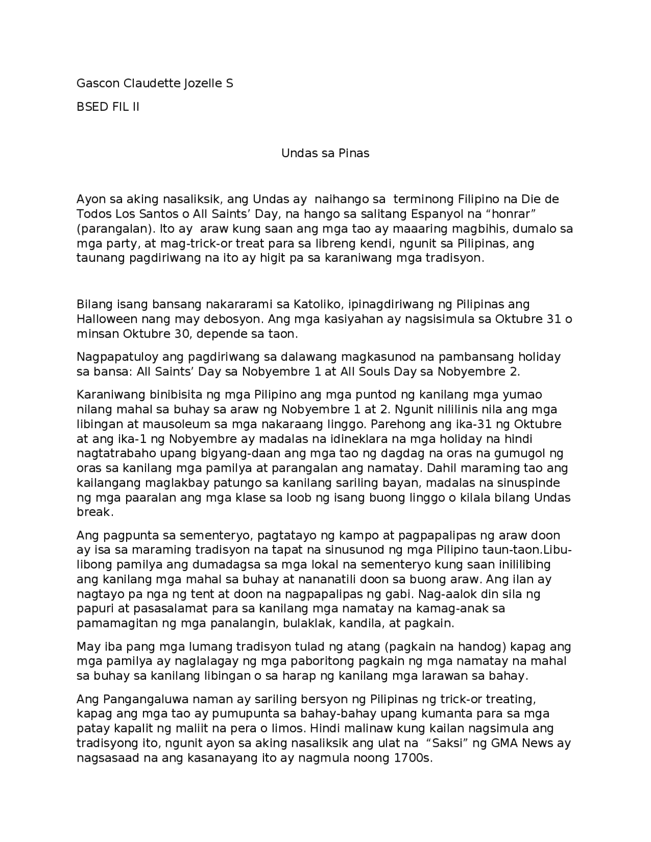 Katangiang Dapat Taglayin ng Isang Mabuting Mananaysay at ang ...