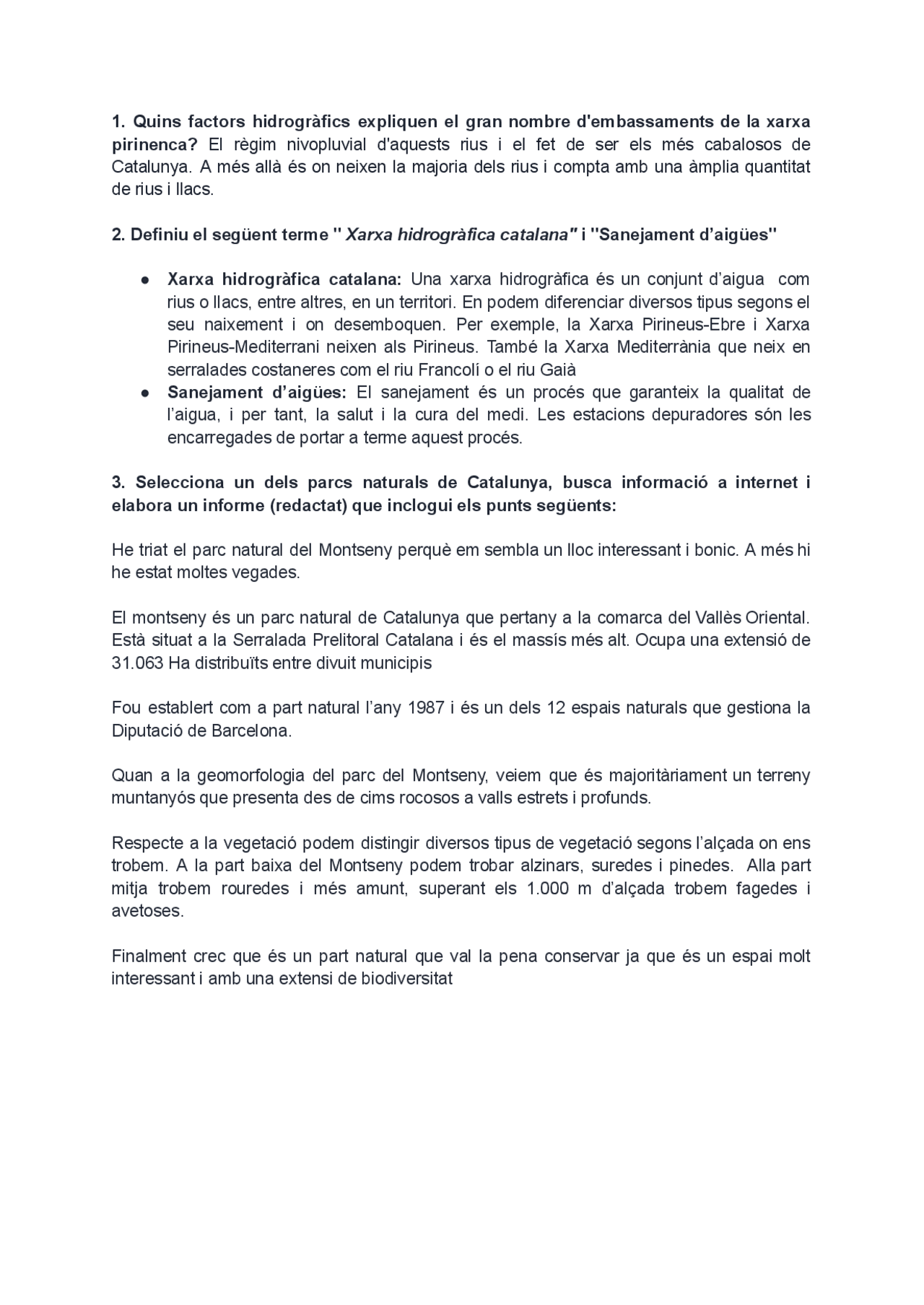 Lliurament 2 Geografia Ioc Ejercicios De Geografía Docsity