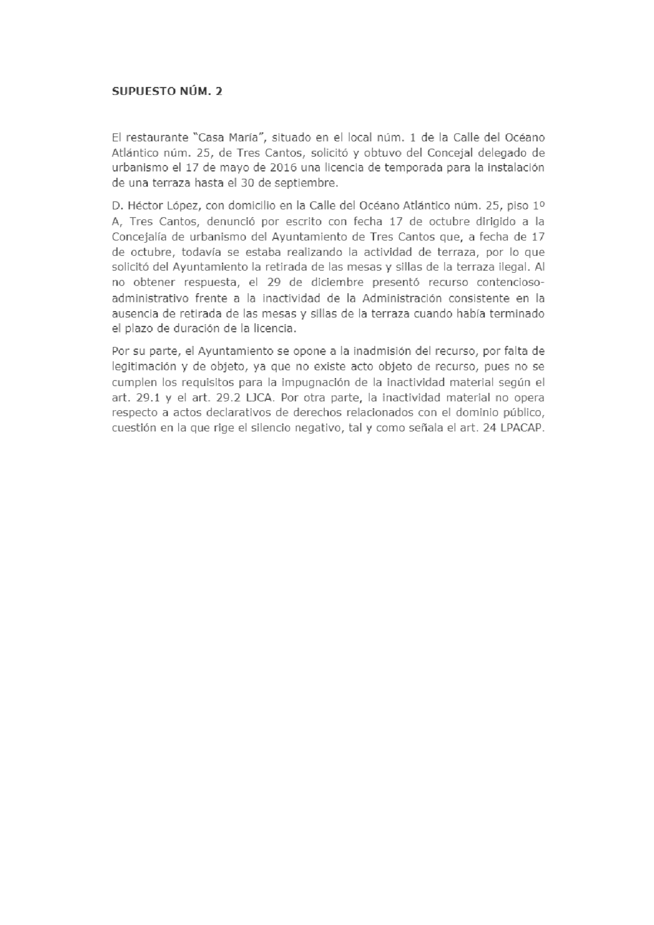 Ejercicios De La Asignatura Derechos Reales Ejercicios De Derechos