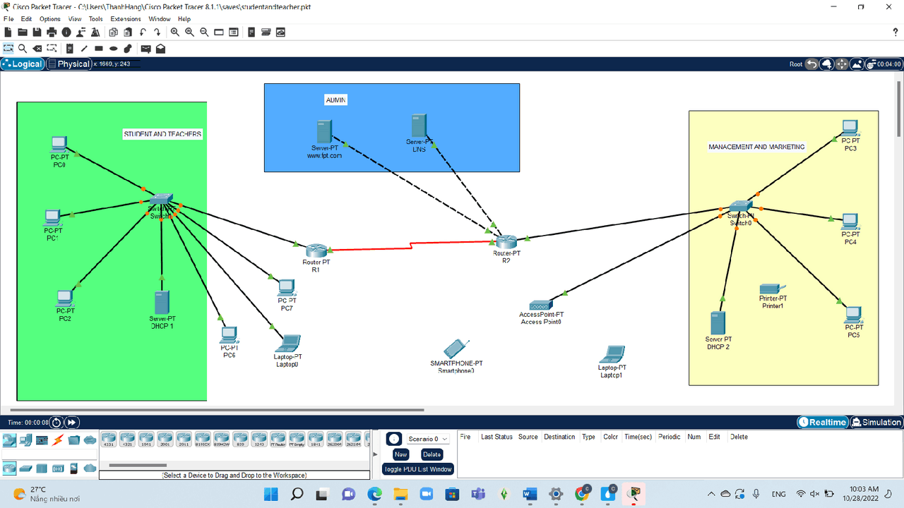 Cisco Packet Trascer Assignments Information Technology Docsity