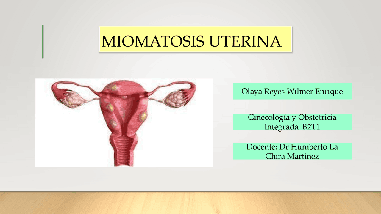 MIOMATOSIS UTERINA/LEIOMIOMA | Esquemas y mapas conceptuales de ...