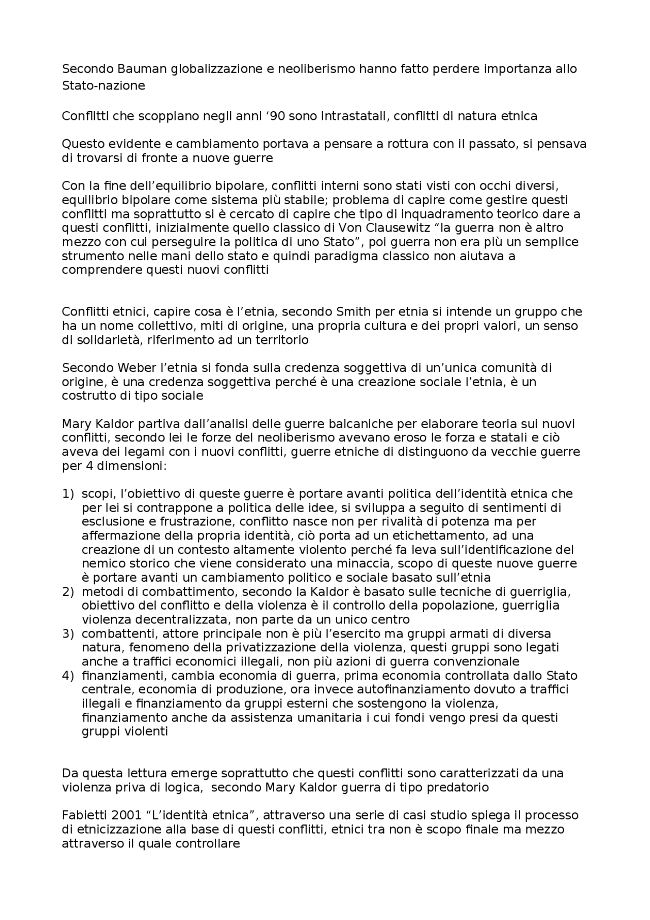 Appunti Teoria Dei Conflitti E Processi Di Pace Appunti Di Scienza