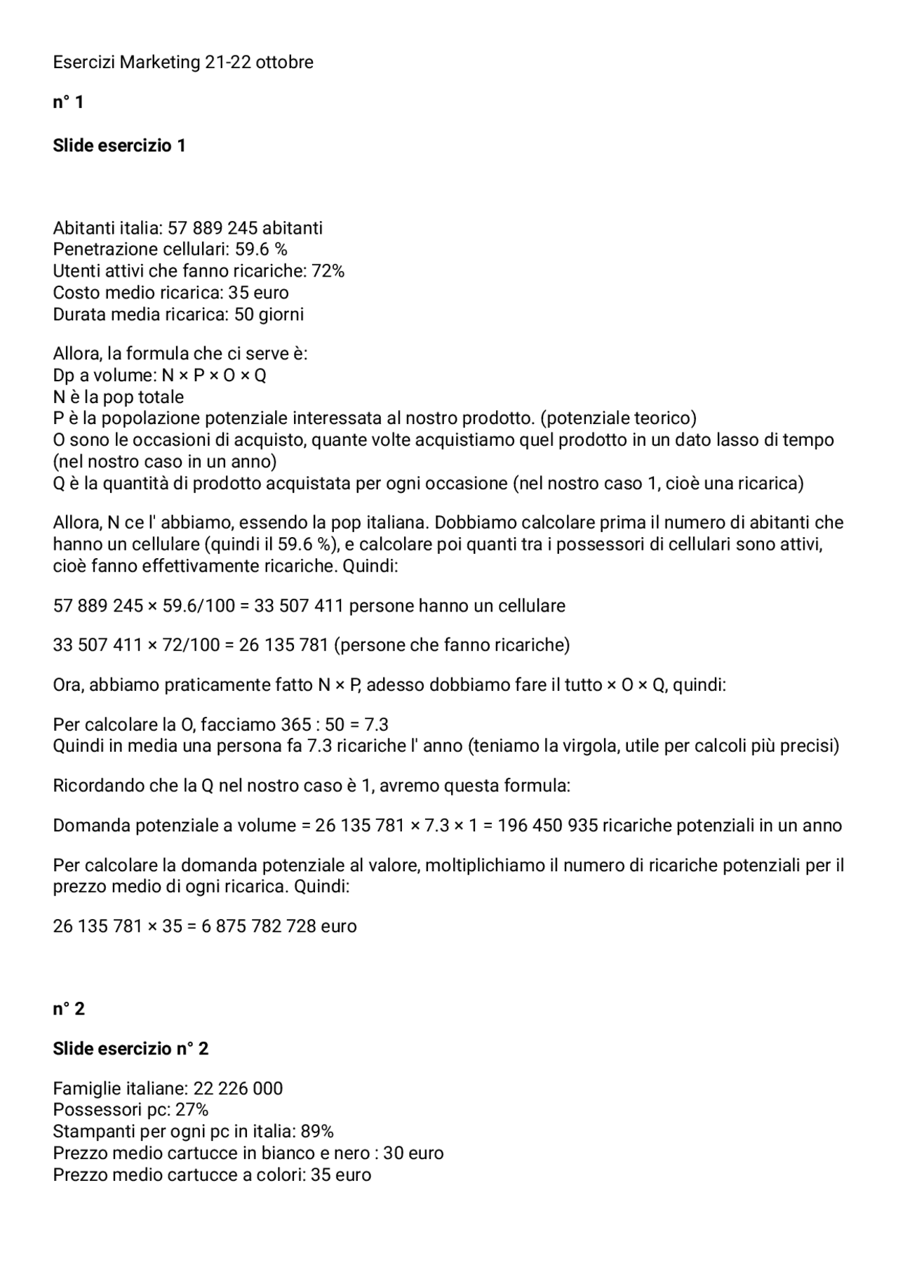 Esercizi Management Esame Esercizi Di Project Management Docsity