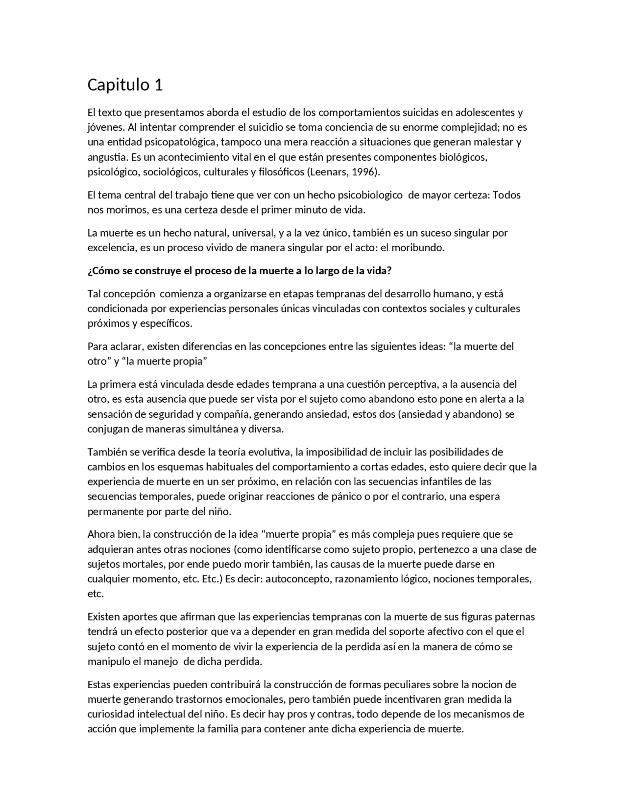 Comportamientos Suicidas Resúmenes De Psicología Clínica Docsity
