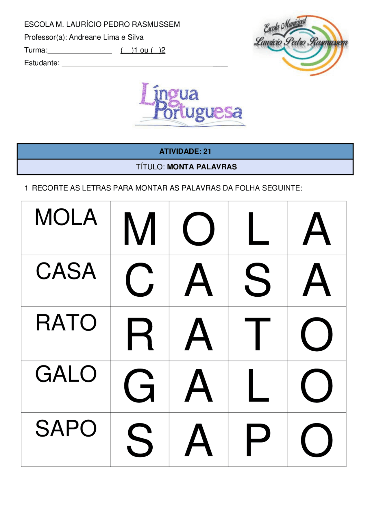 Coletânea de atividades acessíveis | Provas Português (Gramática ...