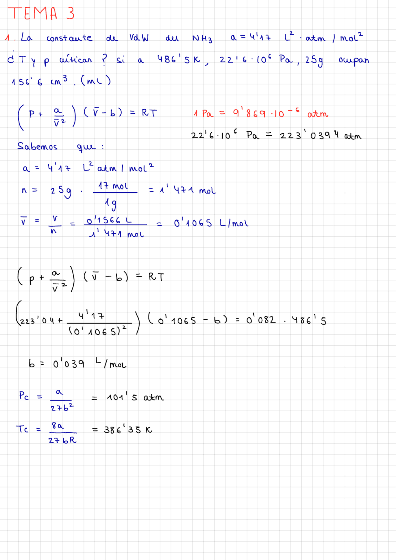 Ejercicios De Quifi Tema 1 Ejercicios De Química Aplicada Docsity
