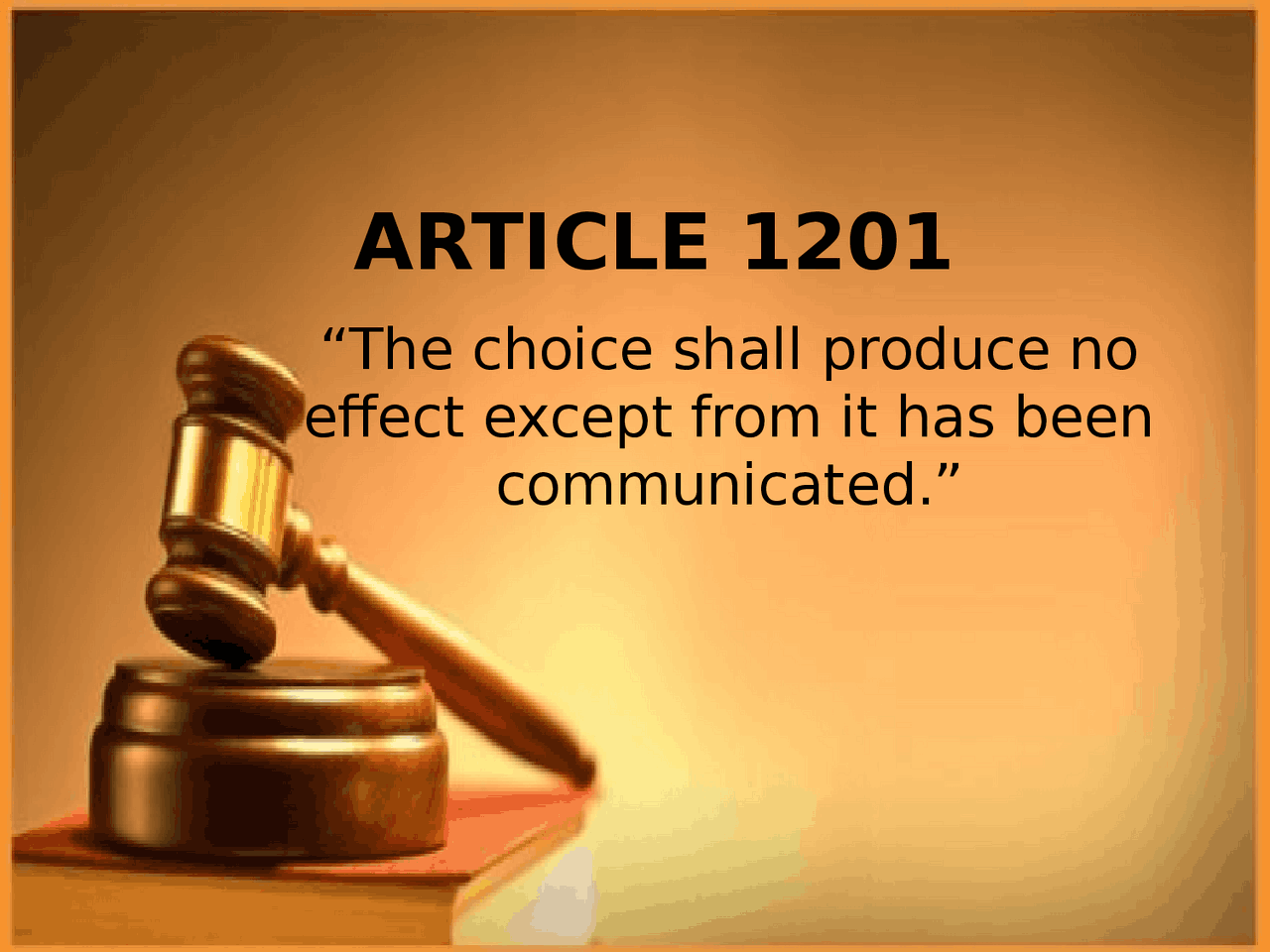 About ph articles 1201 to 1206, tackles contracts and obligations ...