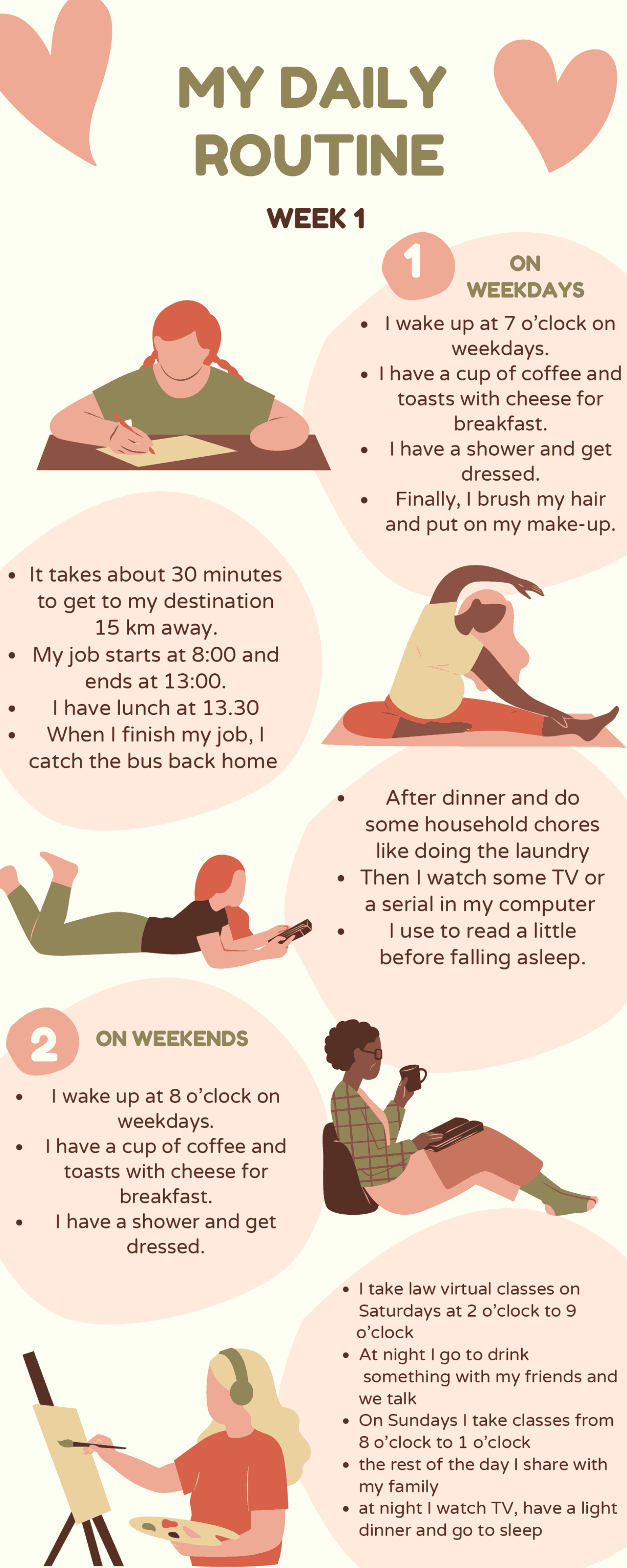 My Daily Routine Tarea Ingles Apuntes De Inglés Técnico Docsity