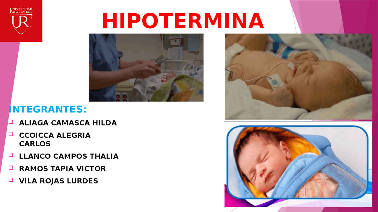 Hipotermia en recien nacidos | Esquemas y mapas conceptuales de Clínica ...