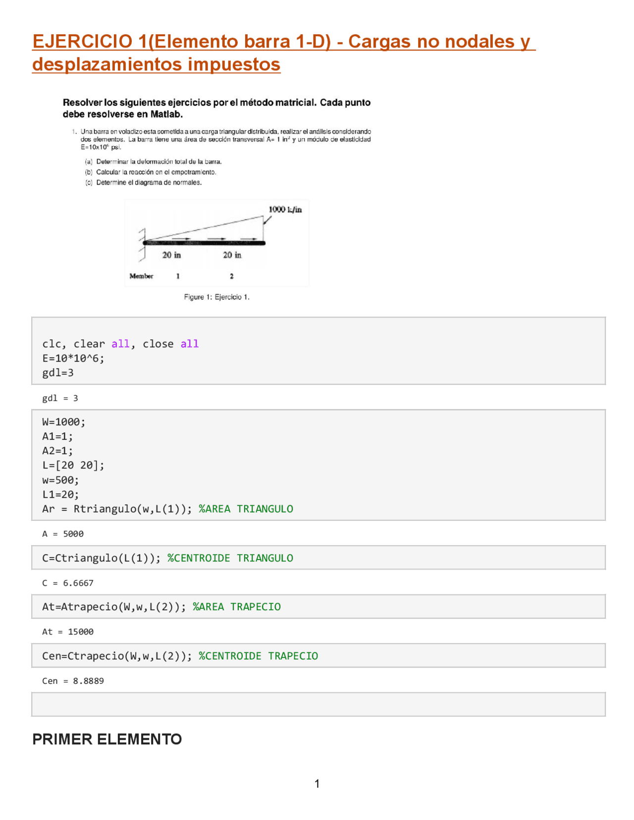 Ejercicios De Analisis Matricial De Estructuras Ejercicios De