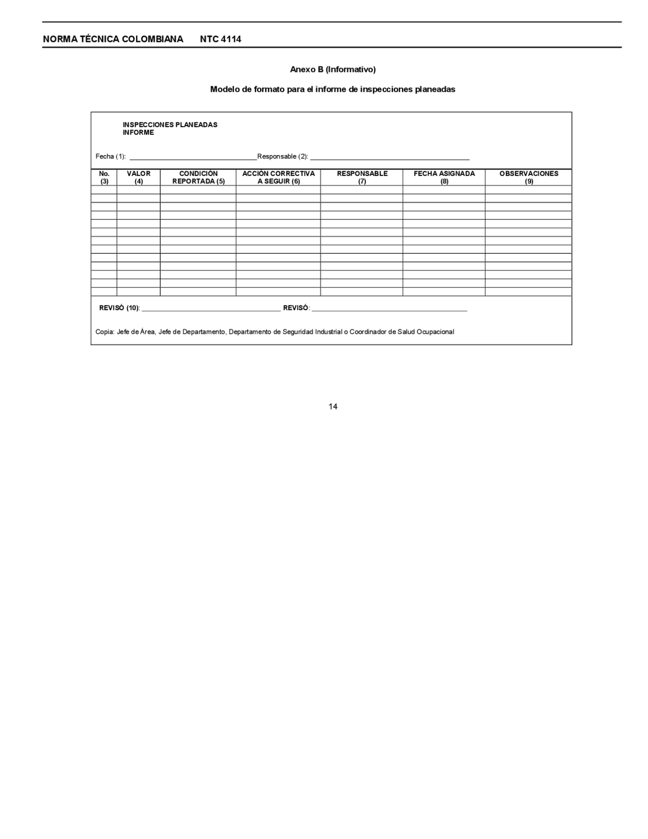 Norma técnica colombiana 4114 NTC Anexo Norma Tecnica | Apuntes de ...