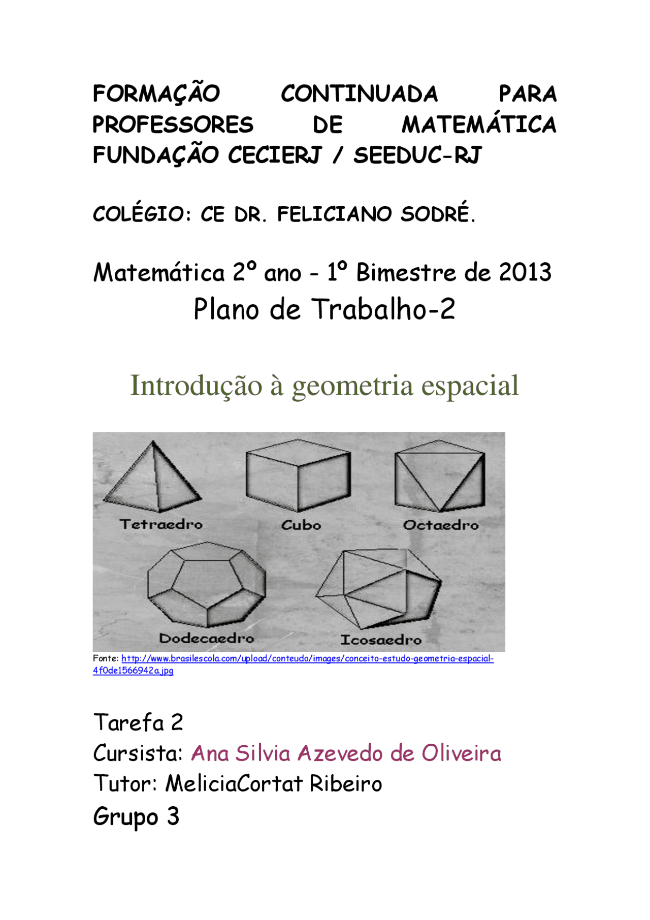 Introdução à Geometria Espacial Resumos Geometria Docsity