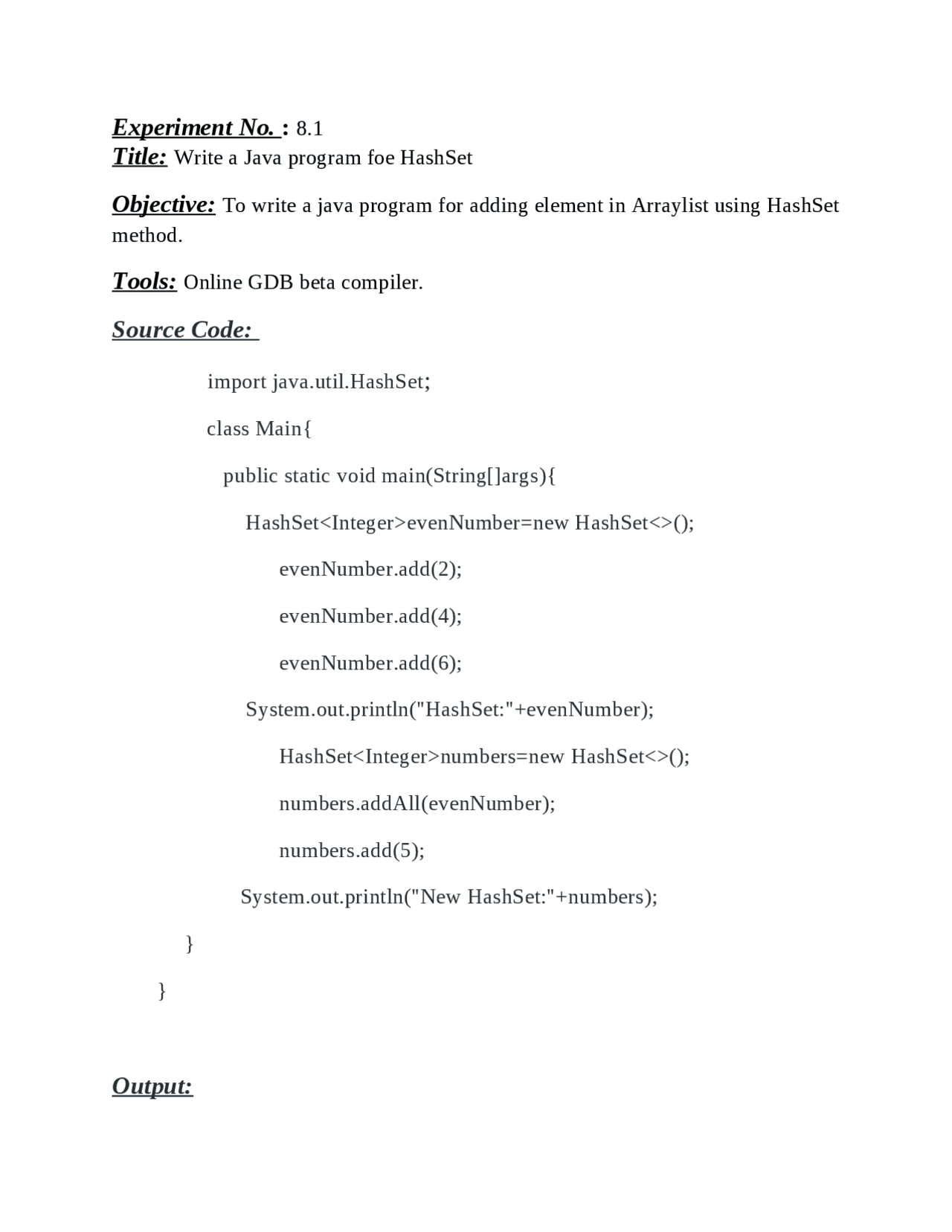 Lab Report For Java Object Oriented Programming Lab Reports Object 9140