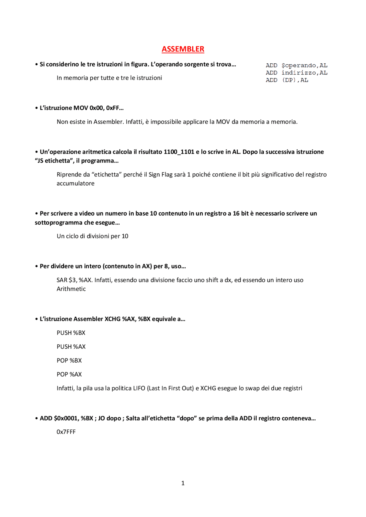 Soluzioni Delle Prove A Crocette Reti Logiche Prove Desame Di Reti
