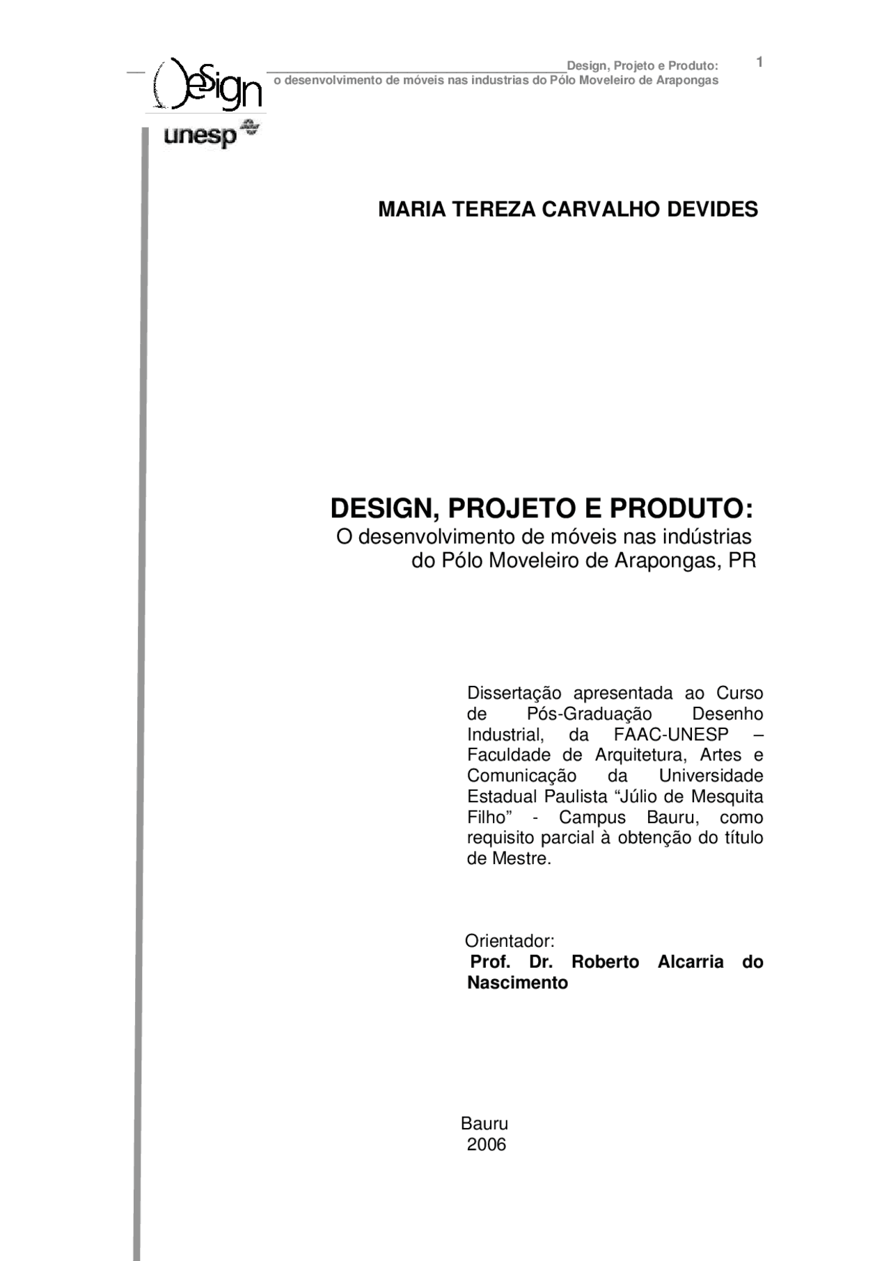 Design Projeto E Produto Provas Design Docsity