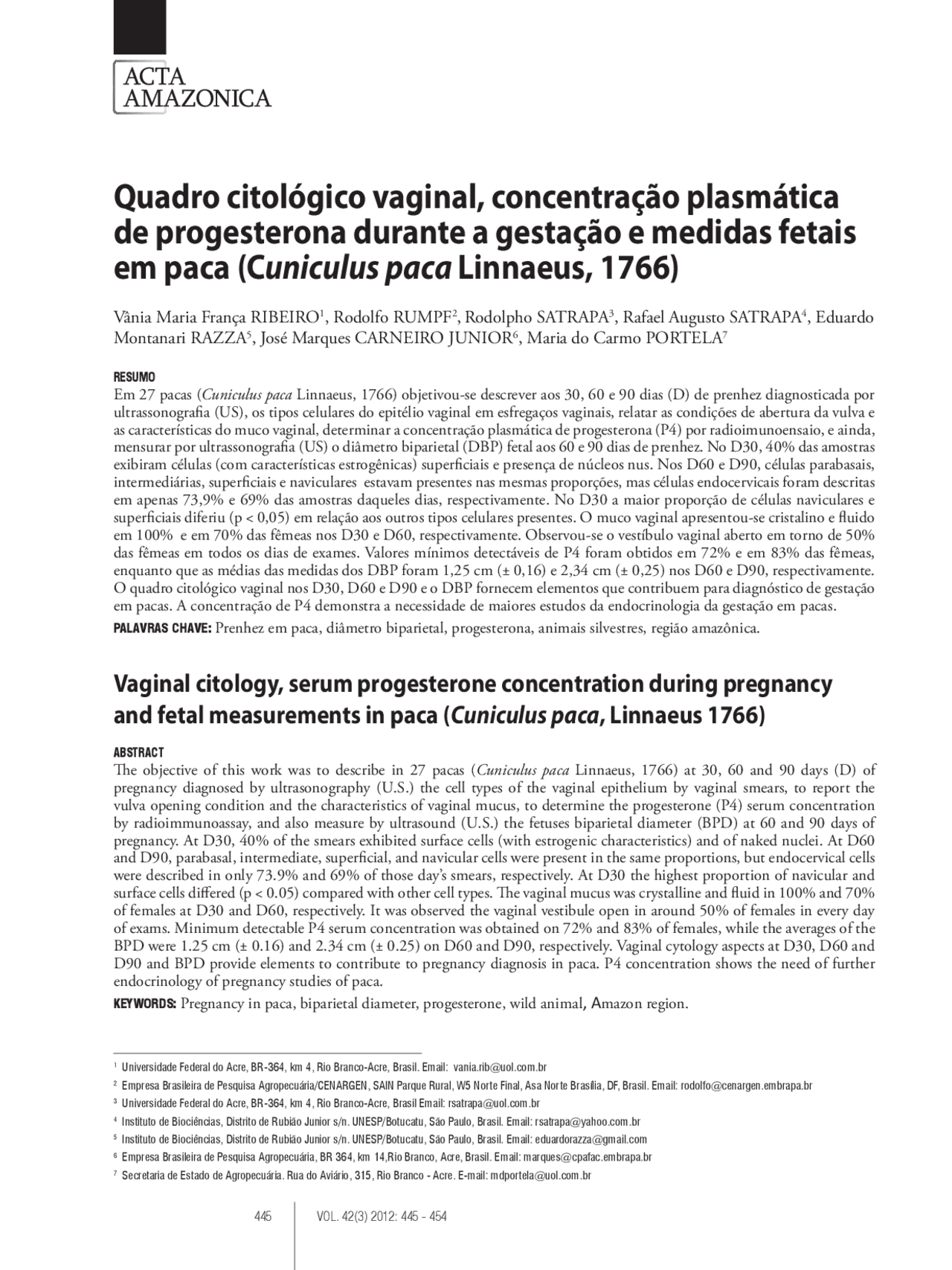 Quadro Citológico Vaginal Concentração Plasmática Esquemas